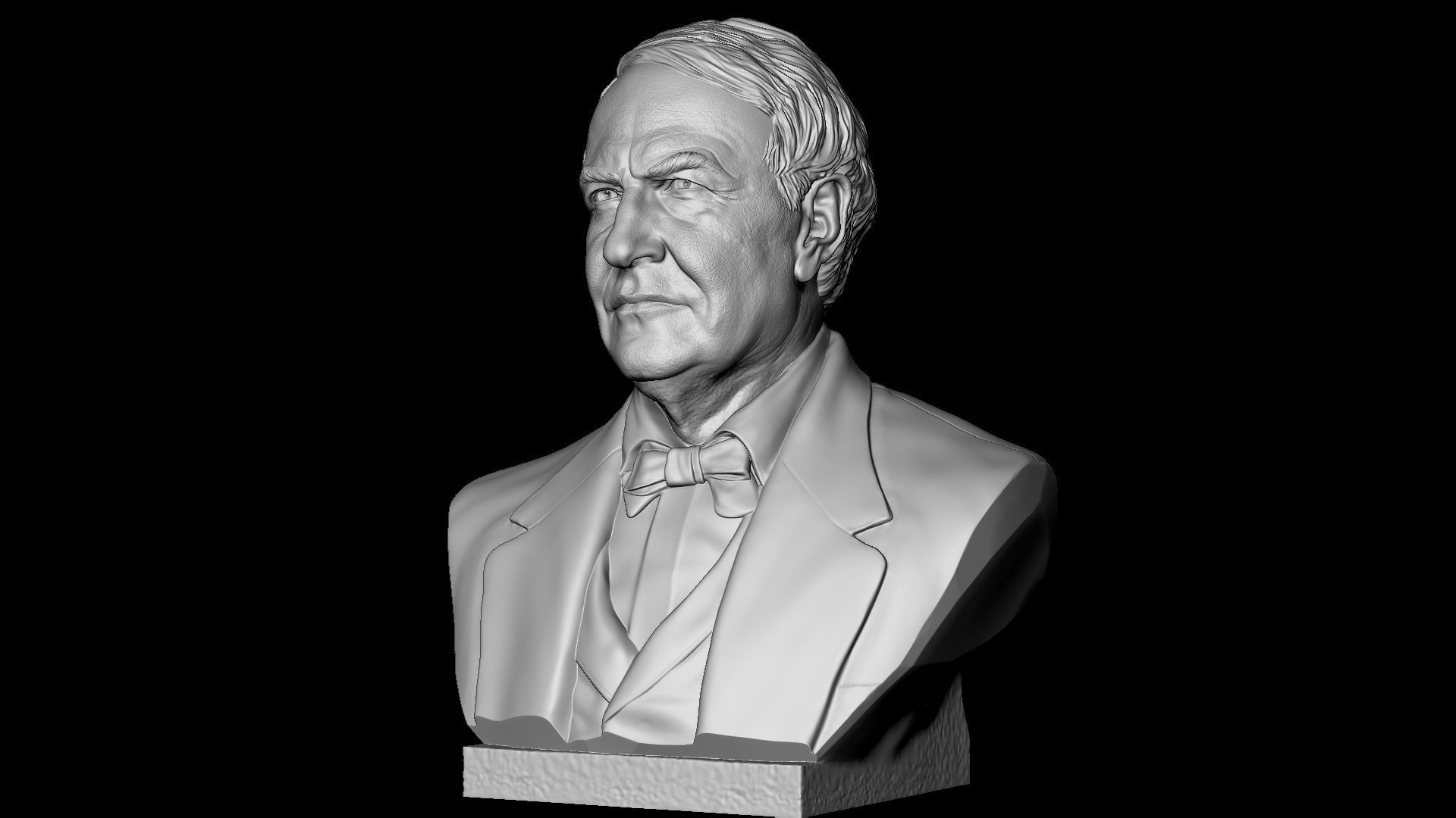 Thomas Edison 3D model 3D printable | CGTrader