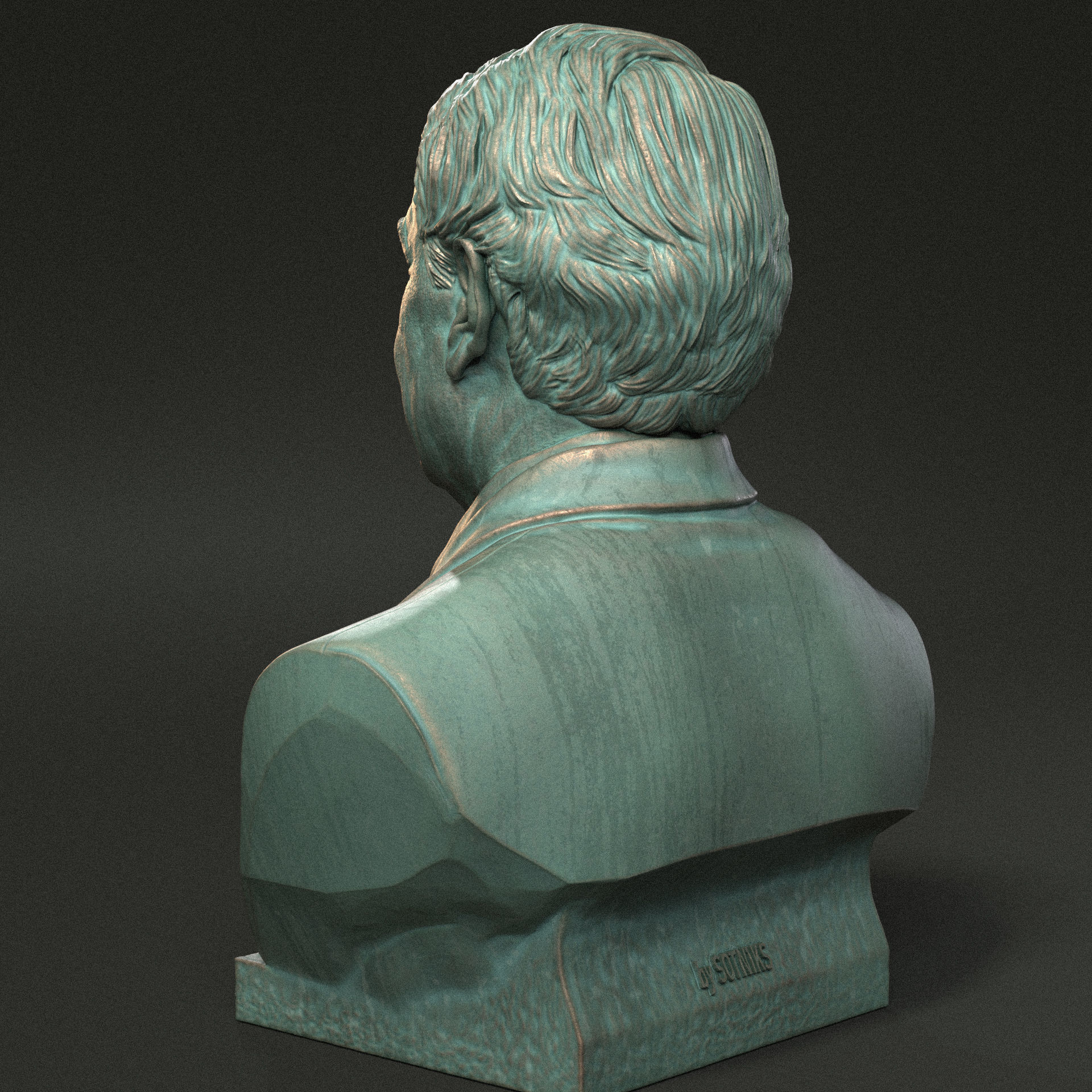 Thomas Edison 3D model 3D printable | CGTrader