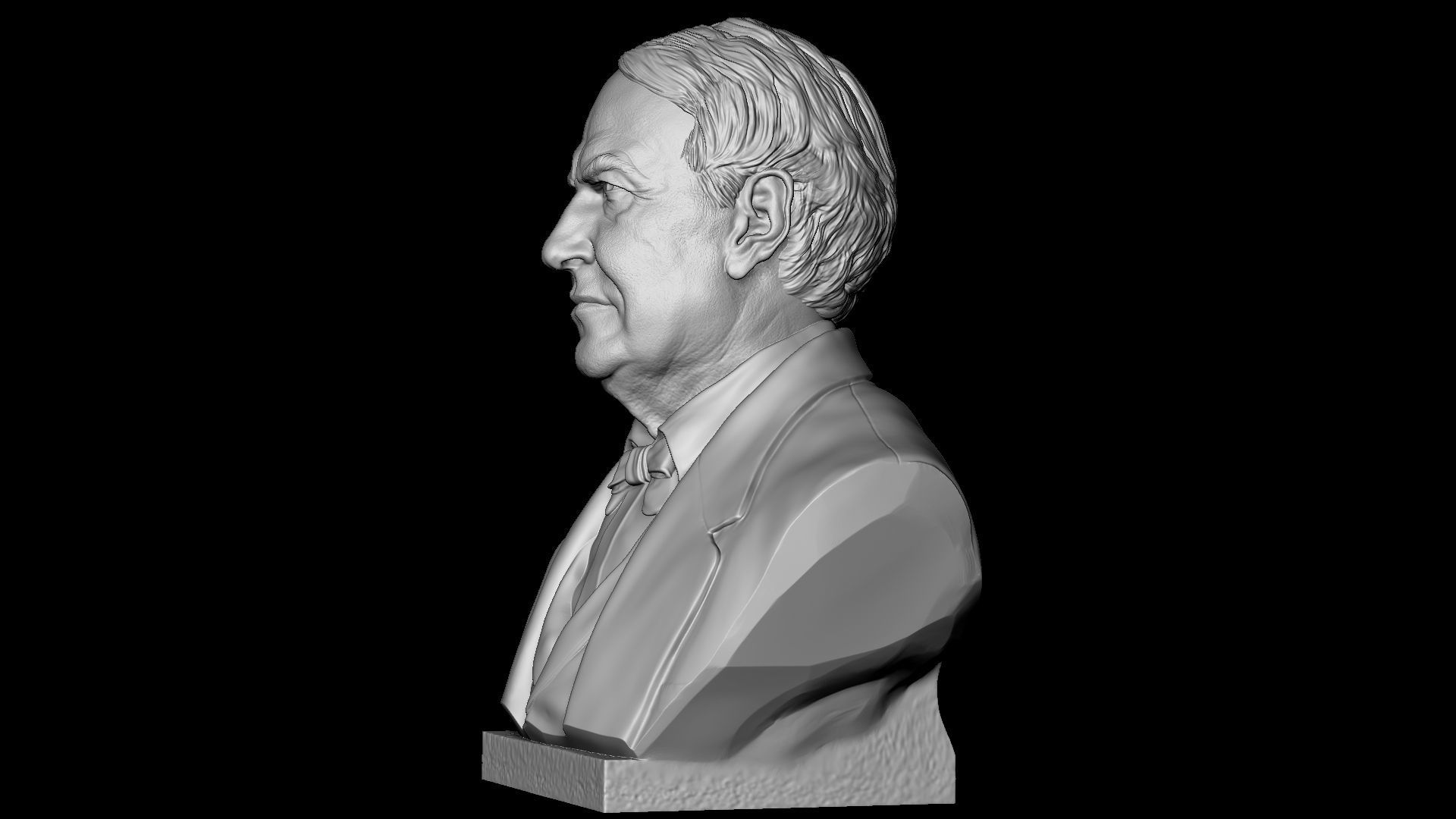Thomas Edison 3D model 3D printable | CGTrader