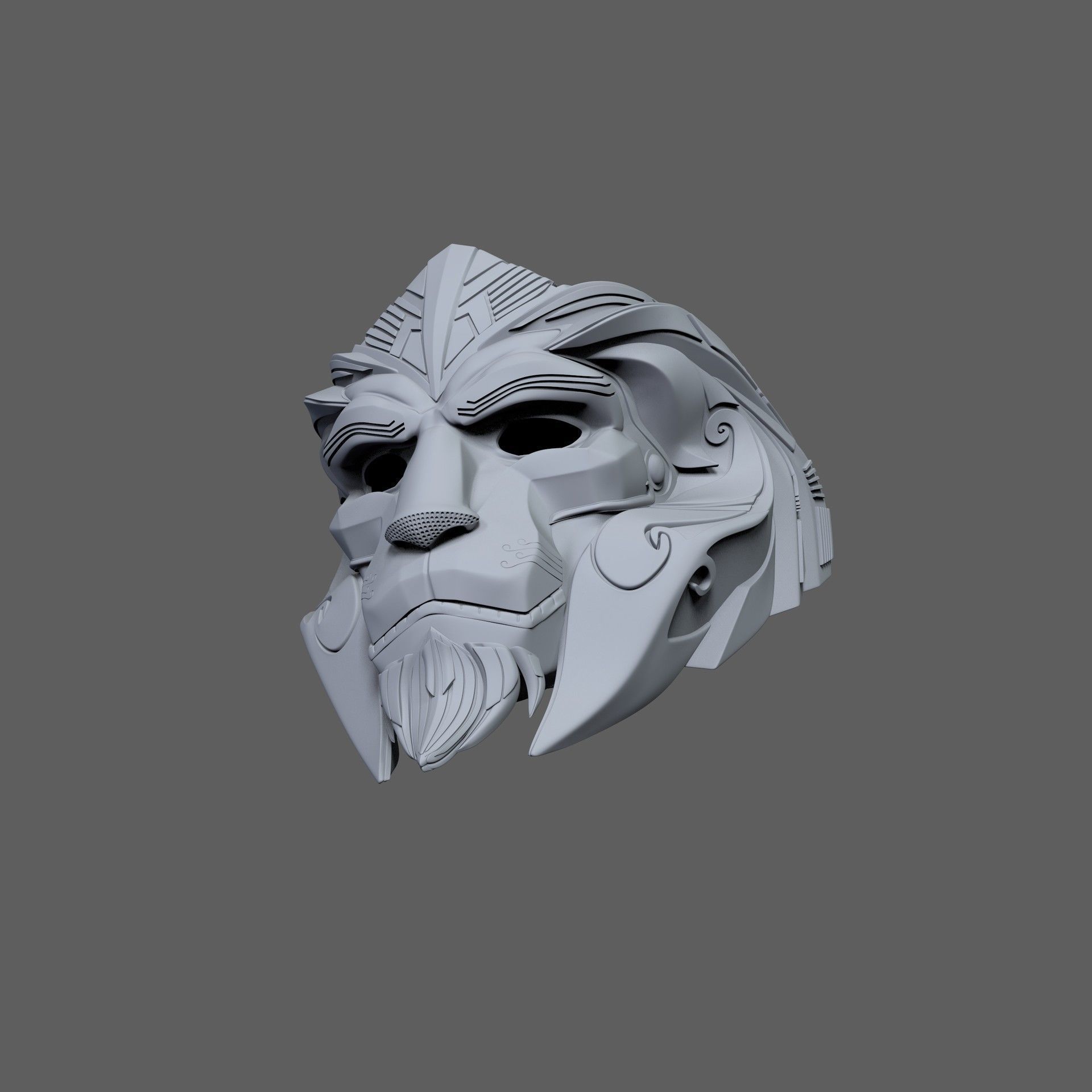 Anduin Wrynn WOW Battle for Azeroth Helmet 3D model | CGTrader