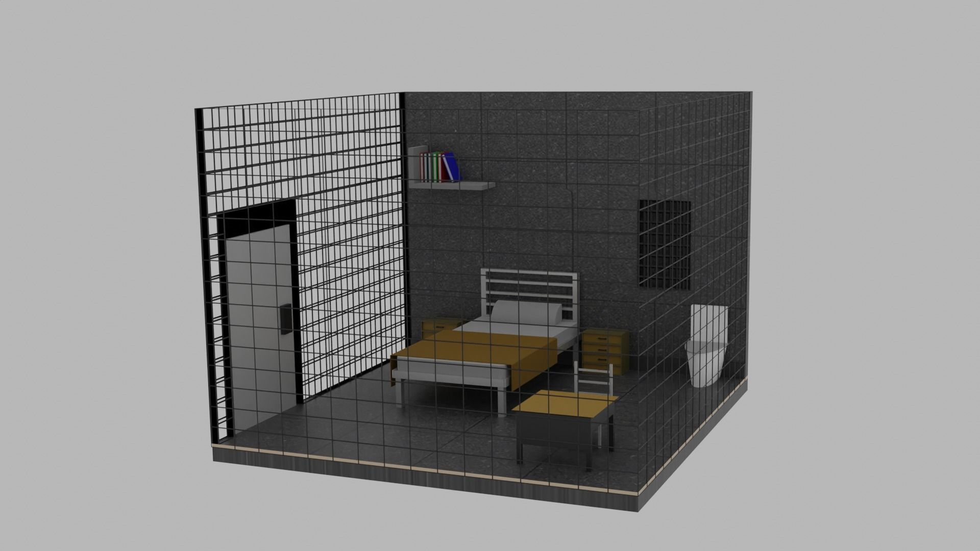 3D model Isomeric Prison VR / AR / low-poly | CGTrader