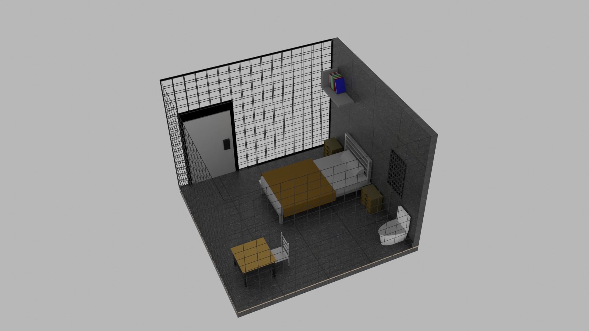 3D model Isomeric Prison VR / AR / low-poly | CGTrader