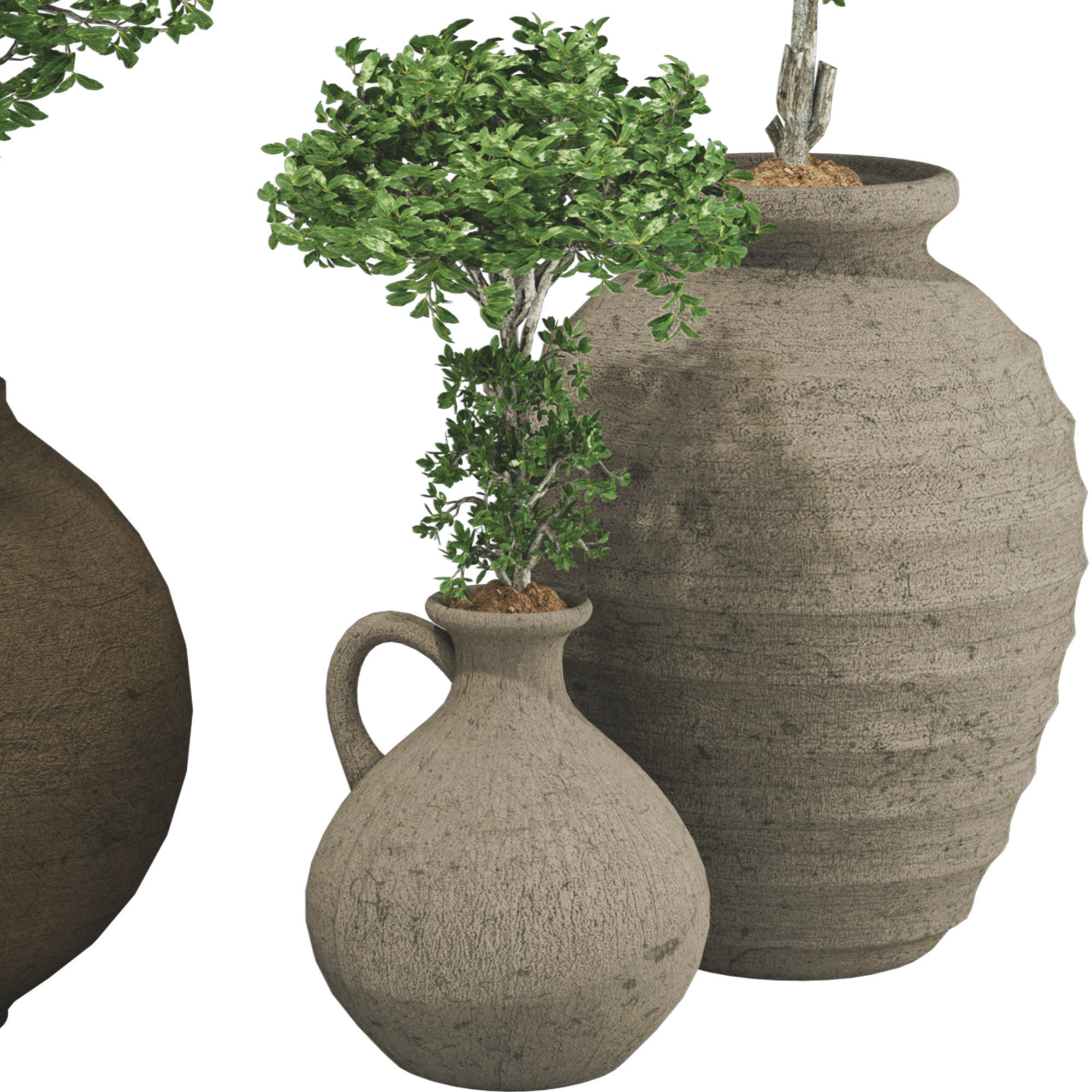 Decorative Apple Tree in Pot 120 3D model | CGTrader