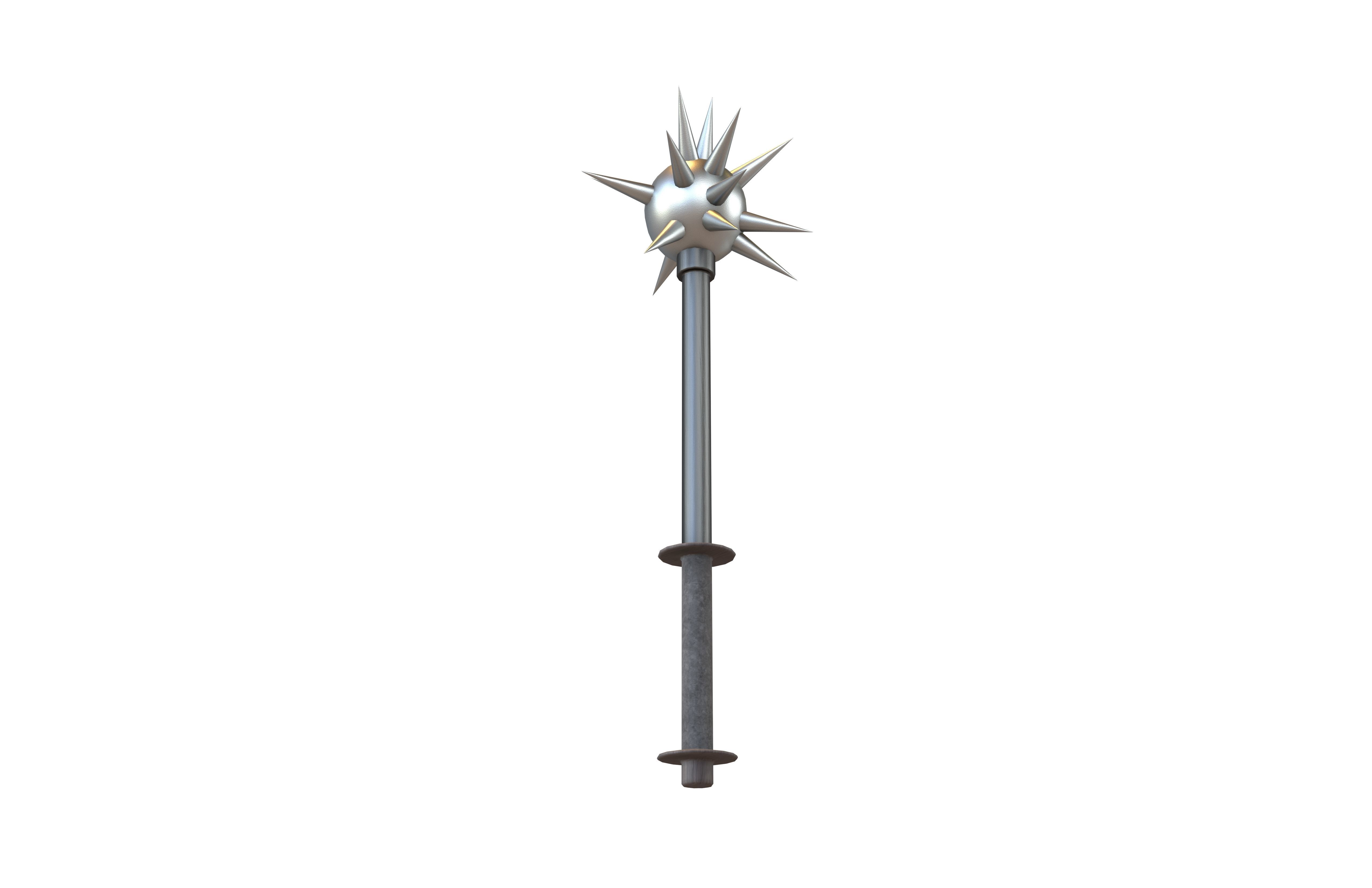 3D model Morning Star Weapon v1 001 VR / AR / low-poly | CGTrader