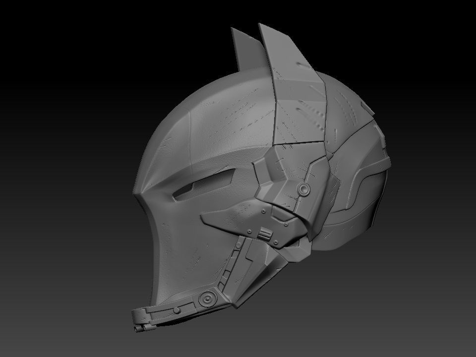 Arkham knight helmet 3D model | CGTrader