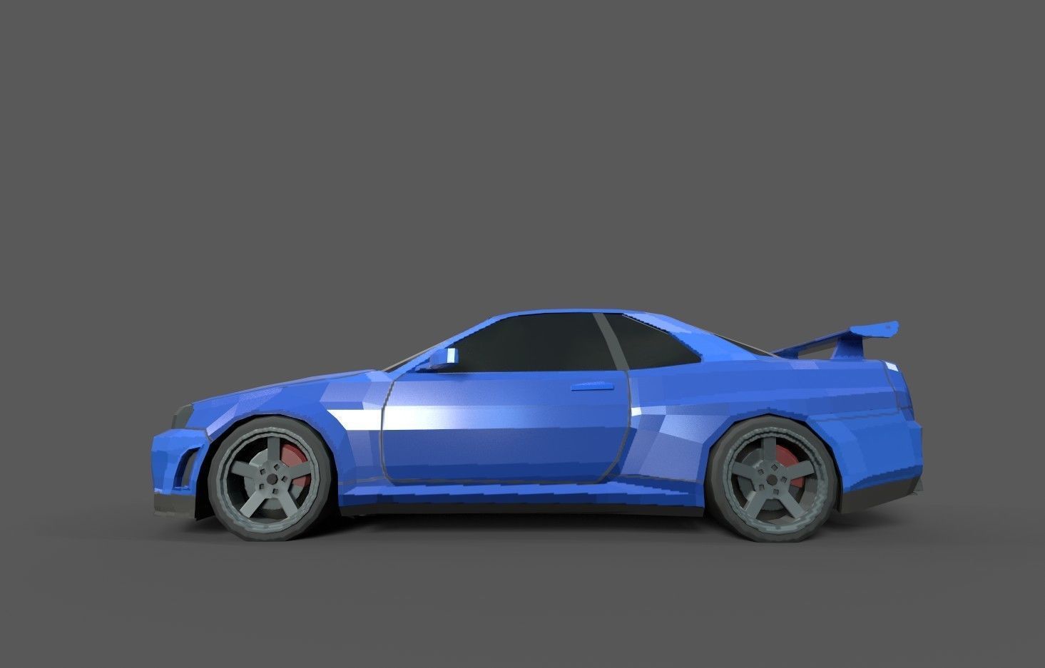3D model Nissan Skyline GTR R35 GameReady for mobile VR / AR / low-poly ...