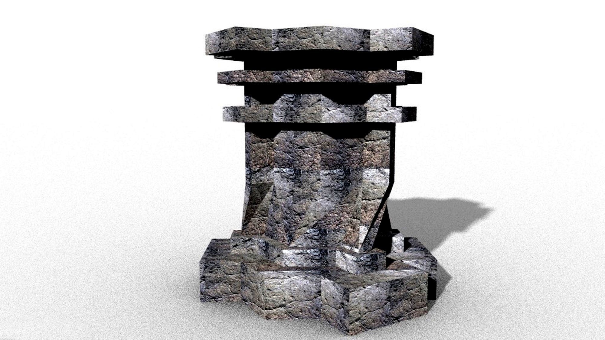 3D model pedestal sculpture statue base table VR / AR / low-poly | CGTrader