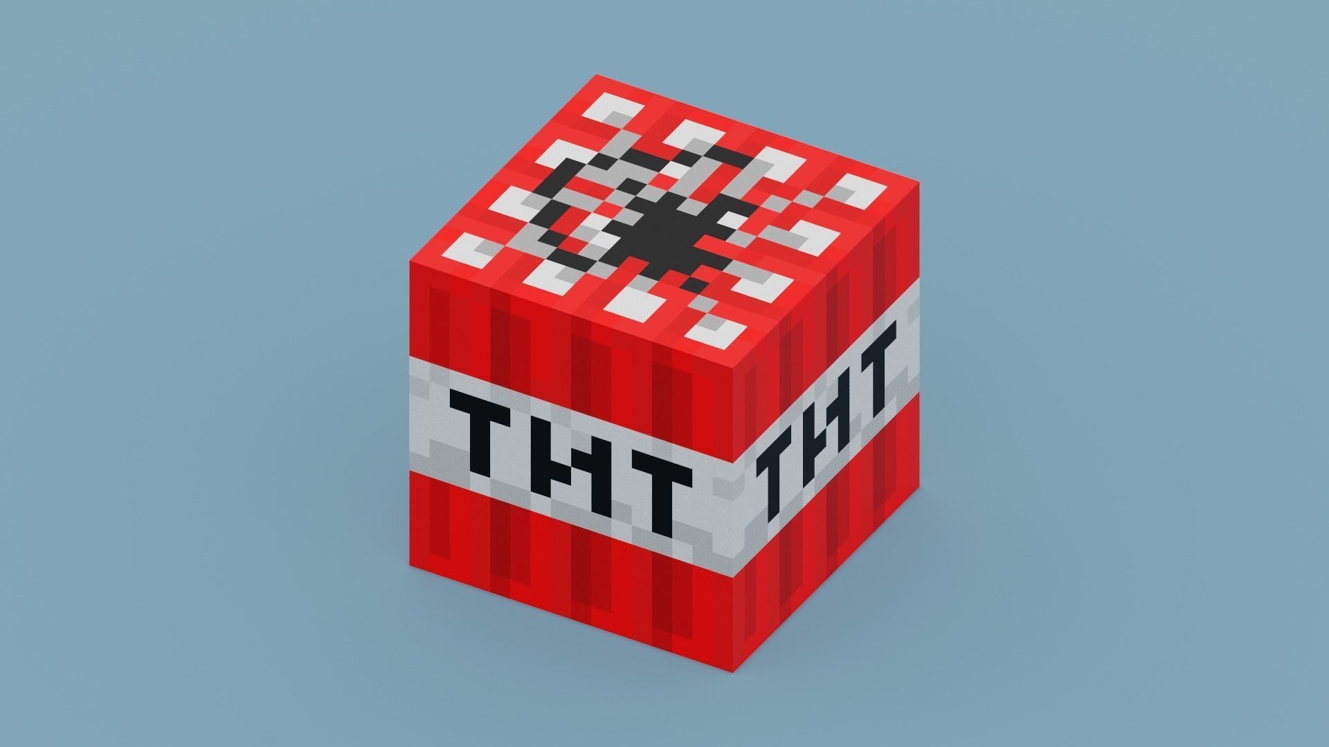 3D model Minecraft TNT VR / AR / low-poly | CGTrader