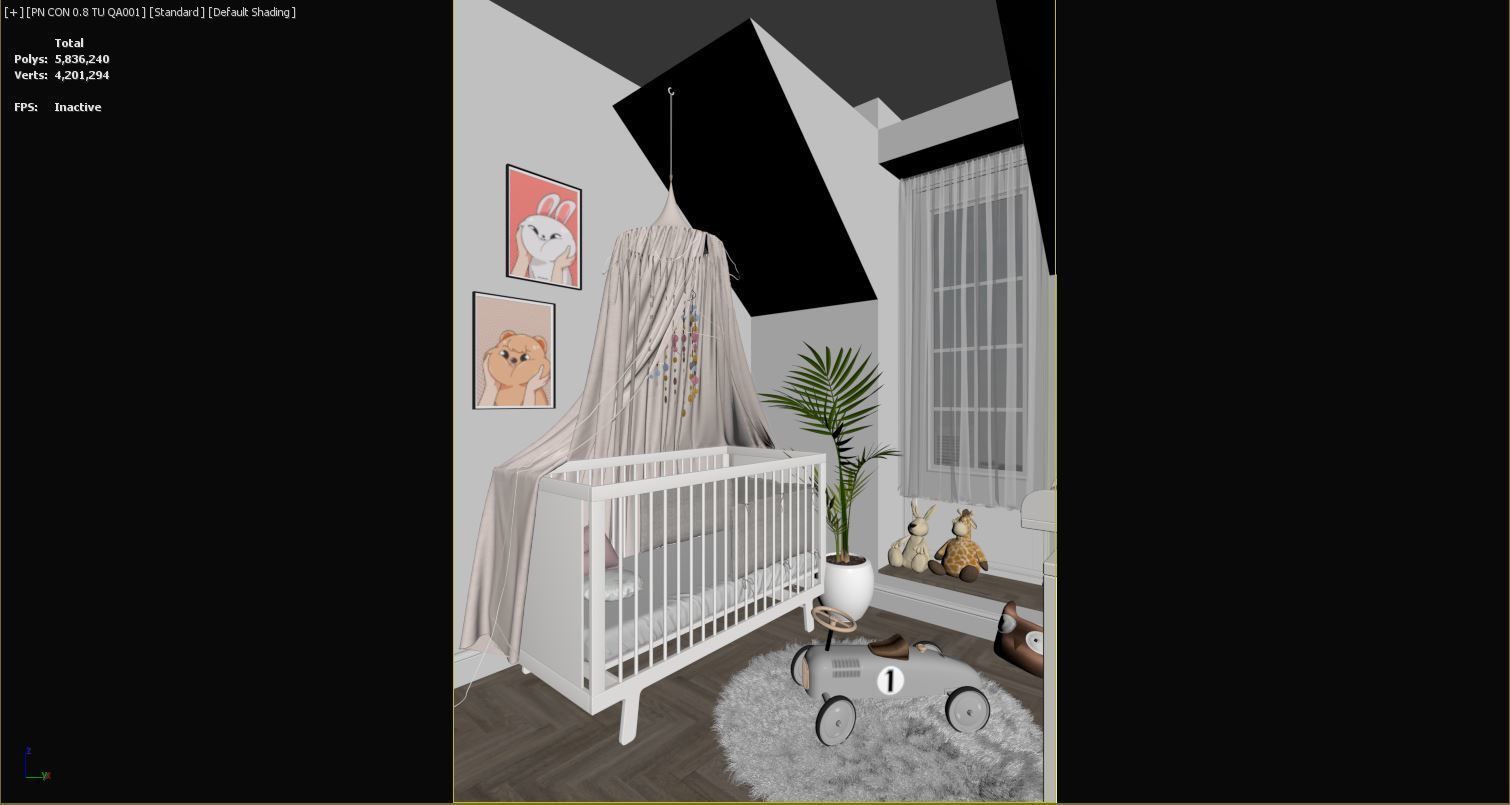 Newborn Baby Room 3D model | CGTrader