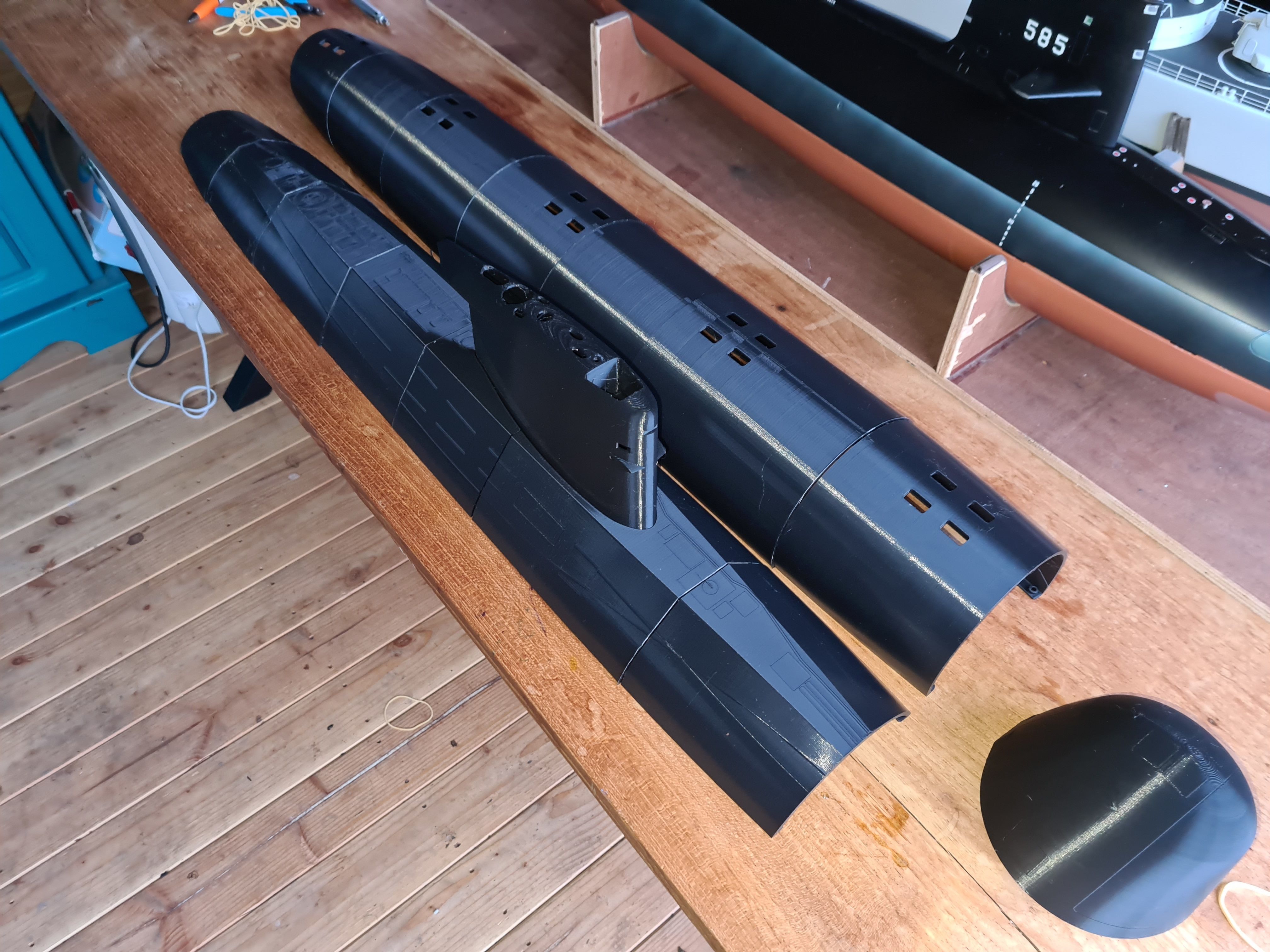 Dutch Walrus class model submarine designed for rc 1-50 scale 3D model ...