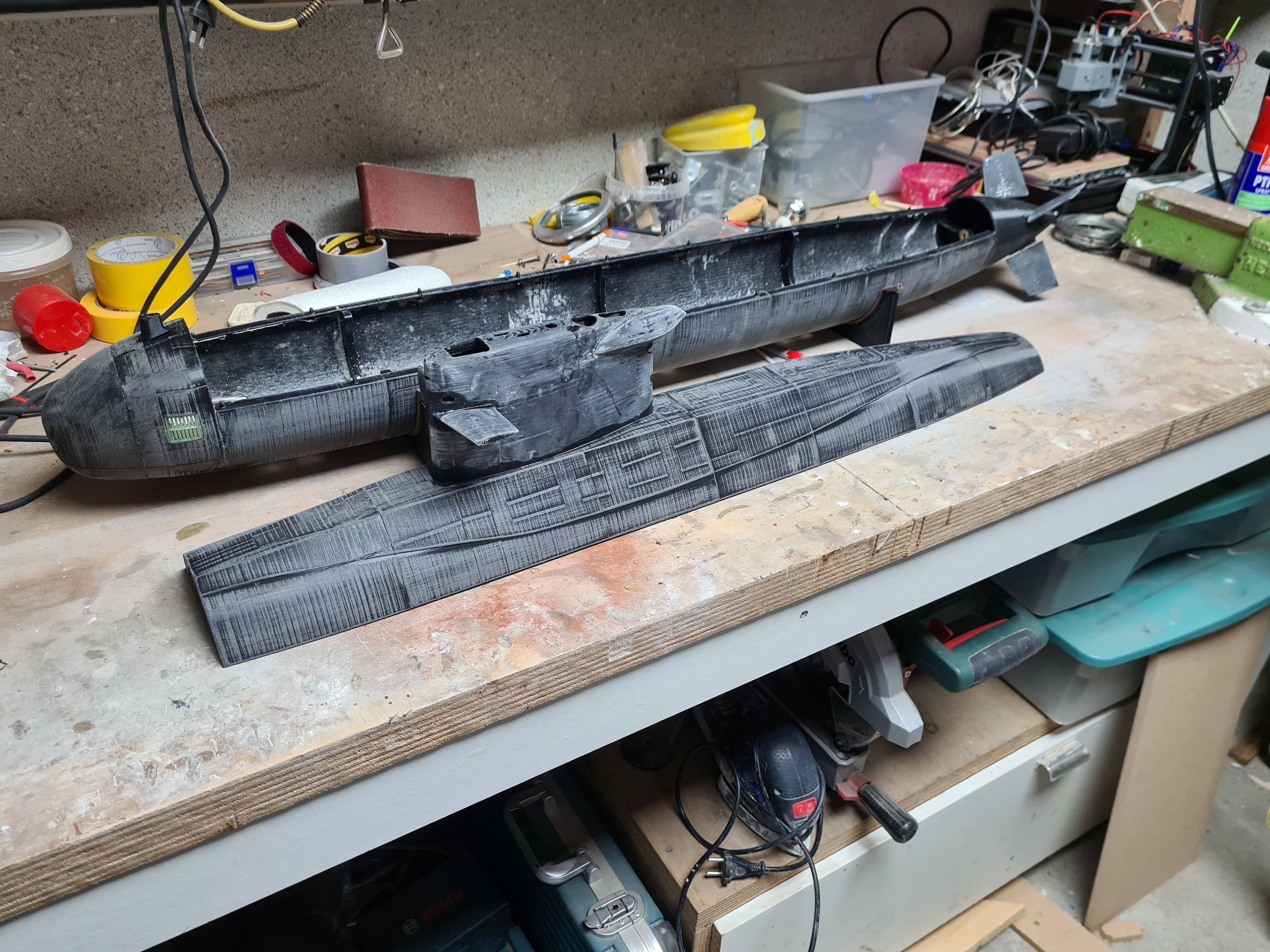 Dutch Walrus class model submarine designed for rc 1-50 scale 3D model ...