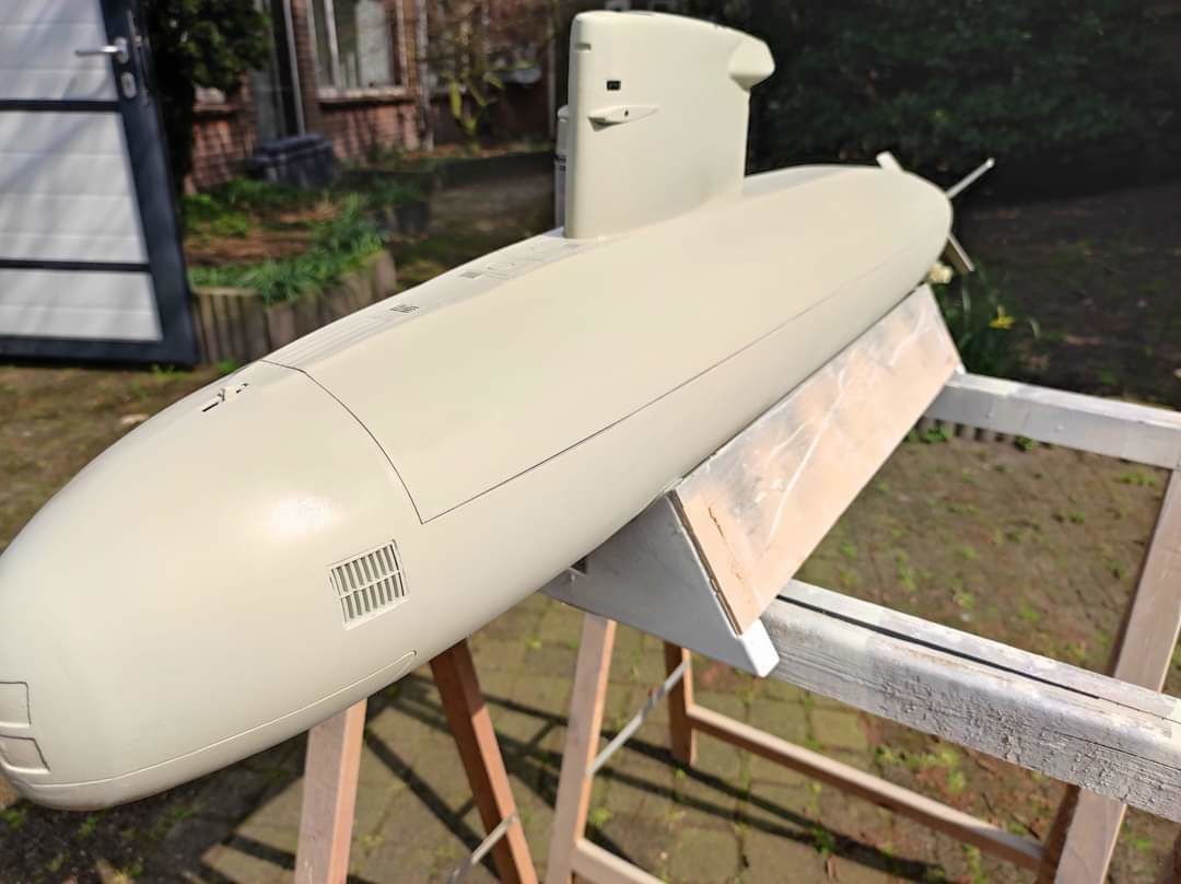 Dutch Walrus class model submarine designed for rc 1-50 scale 3D model ...