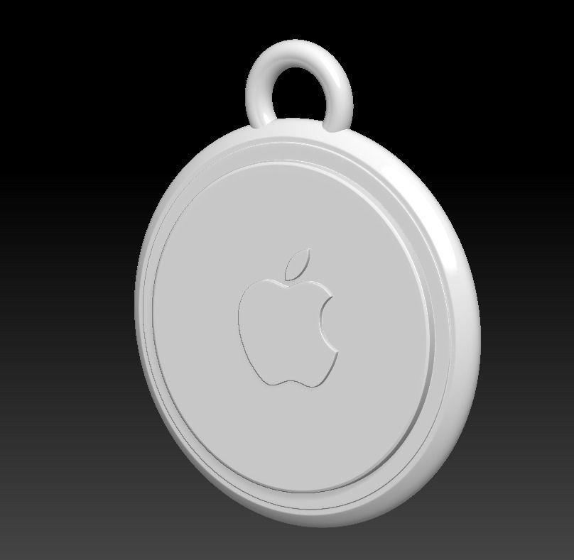 Apple Air Tag Keychain 3D model 3D printable | CGTrader
