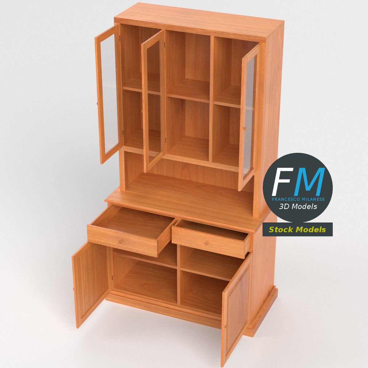 Kitchen cupboard 1 3D model | CGTrader