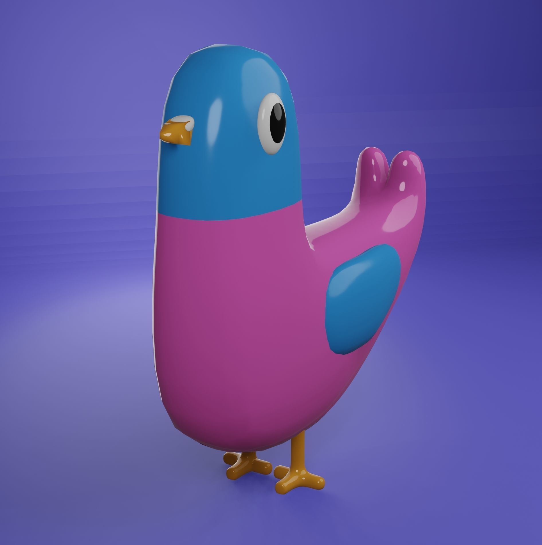 Cartoon Bird 3d model 3D model | CGTrader