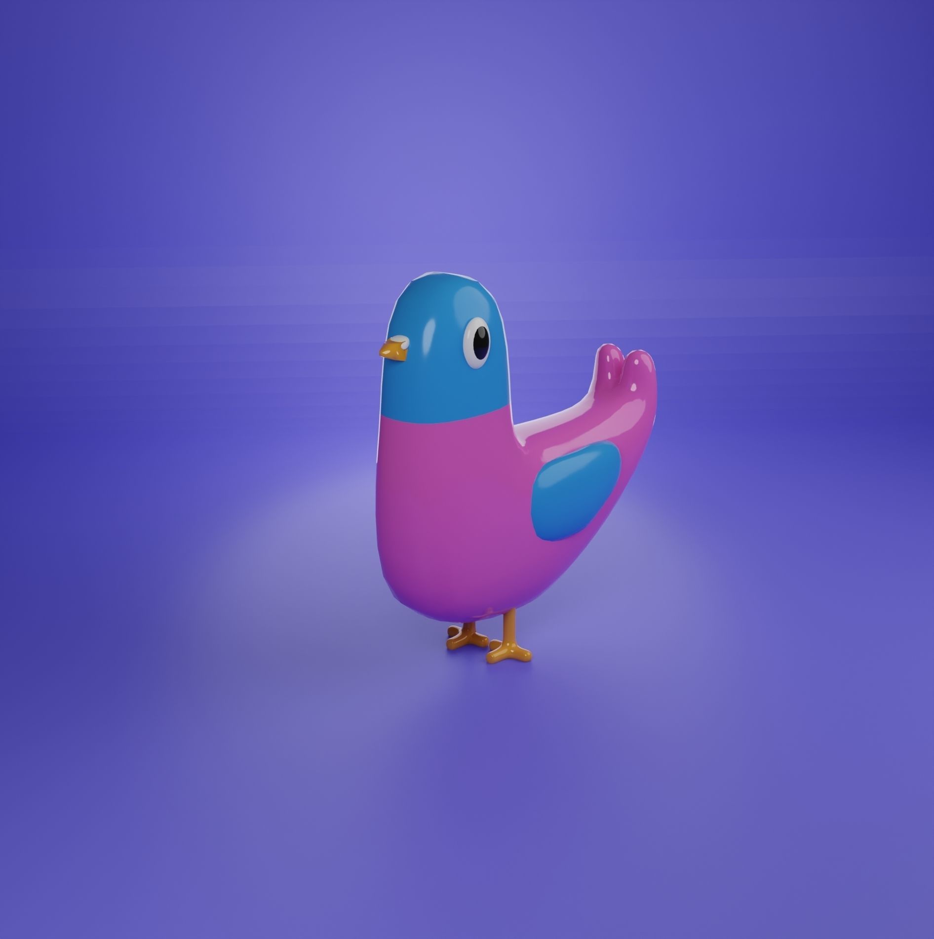 Cartoon Bird 3d model 3D model | CGTrader