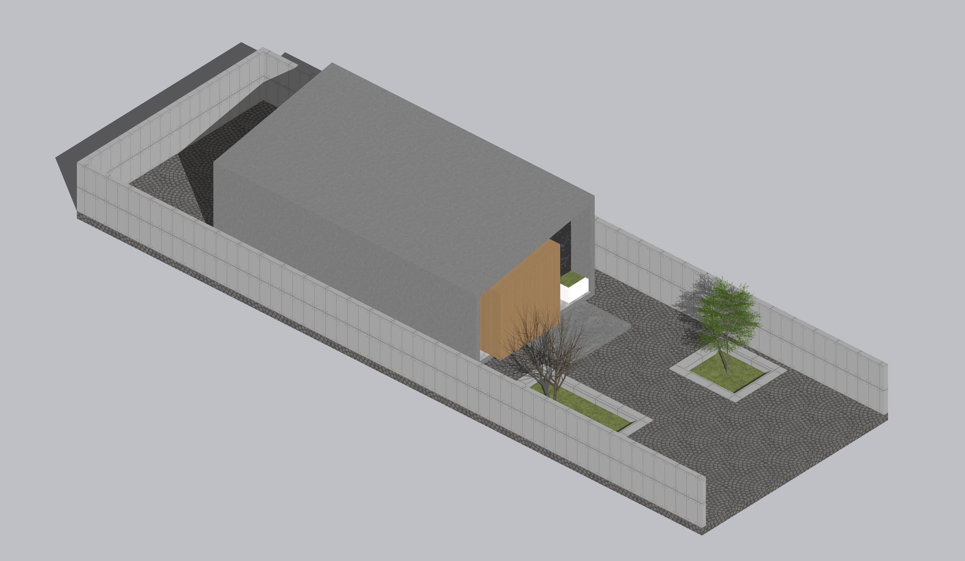 Modern simple house design 1 3D model | CGTrader