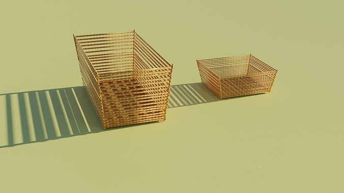 3D model Baskets VR / AR / low-poly | CGTrader