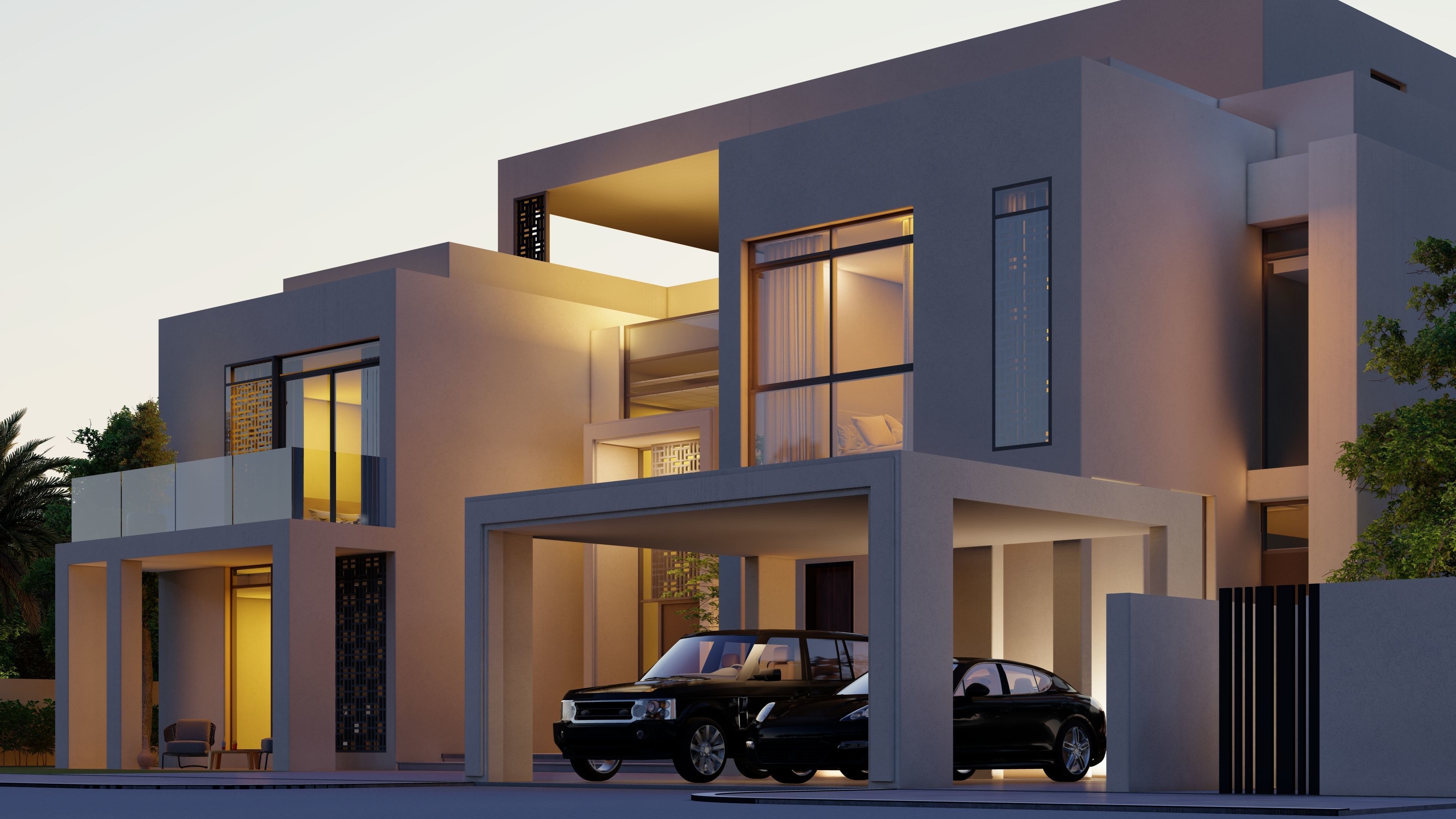 Villa visualization 3D model | CGTrader