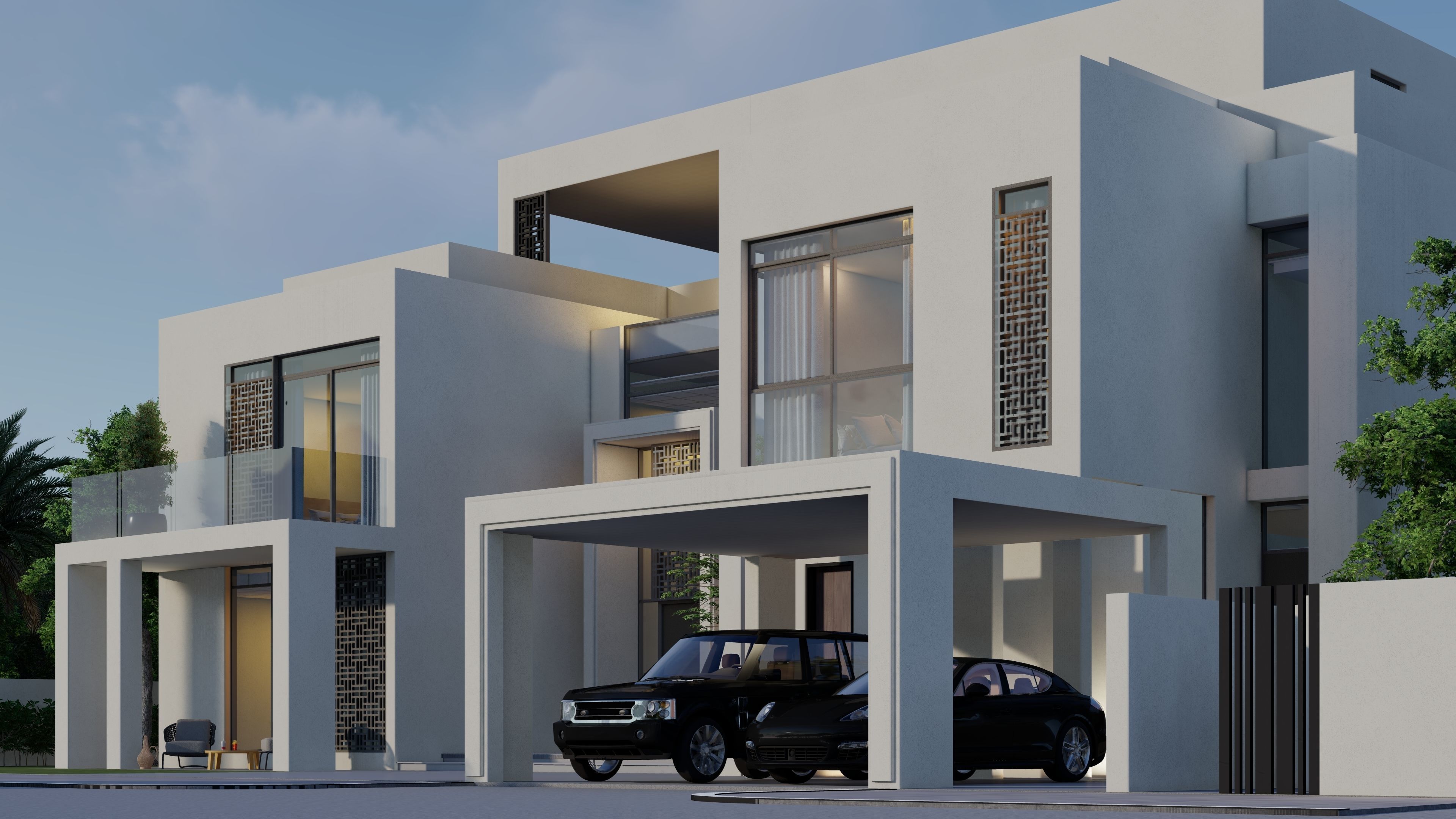 Villa visualization 3D model | CGTrader