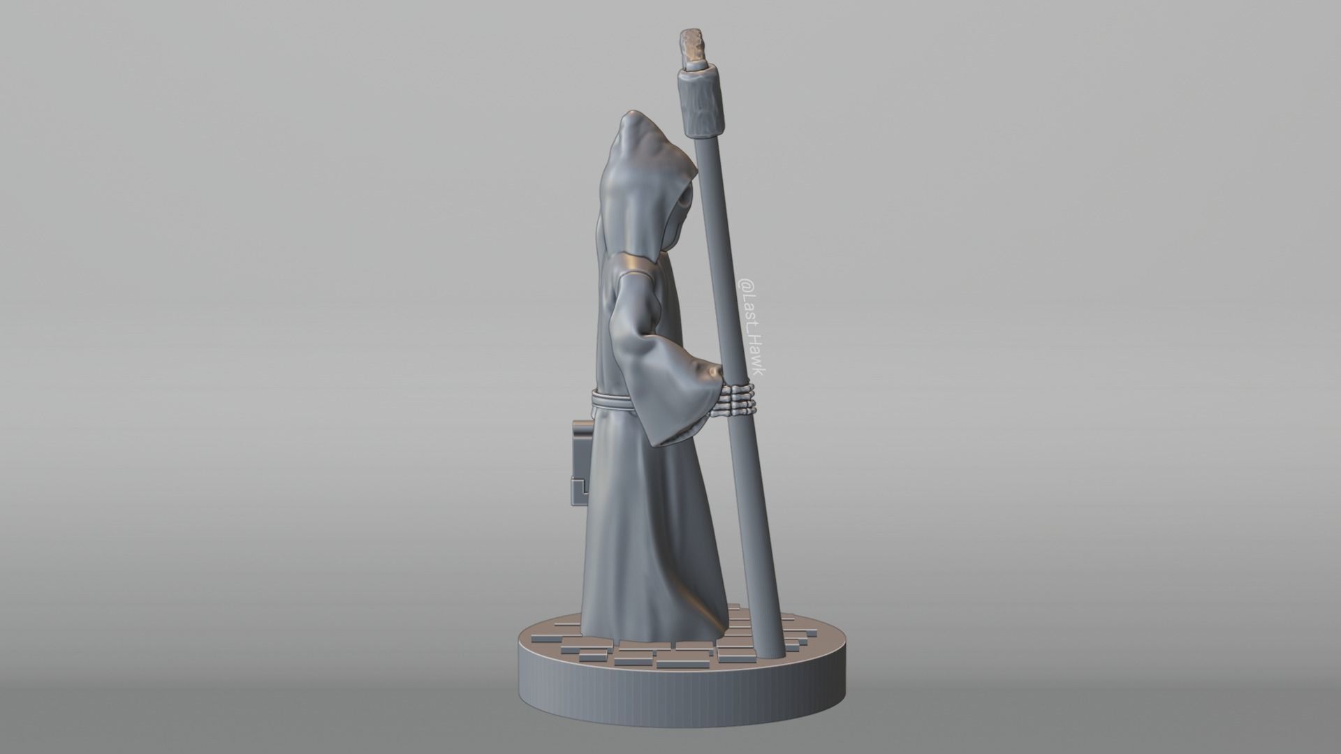 Reaper with book and scythe 3D model 3D printable | CGTrader