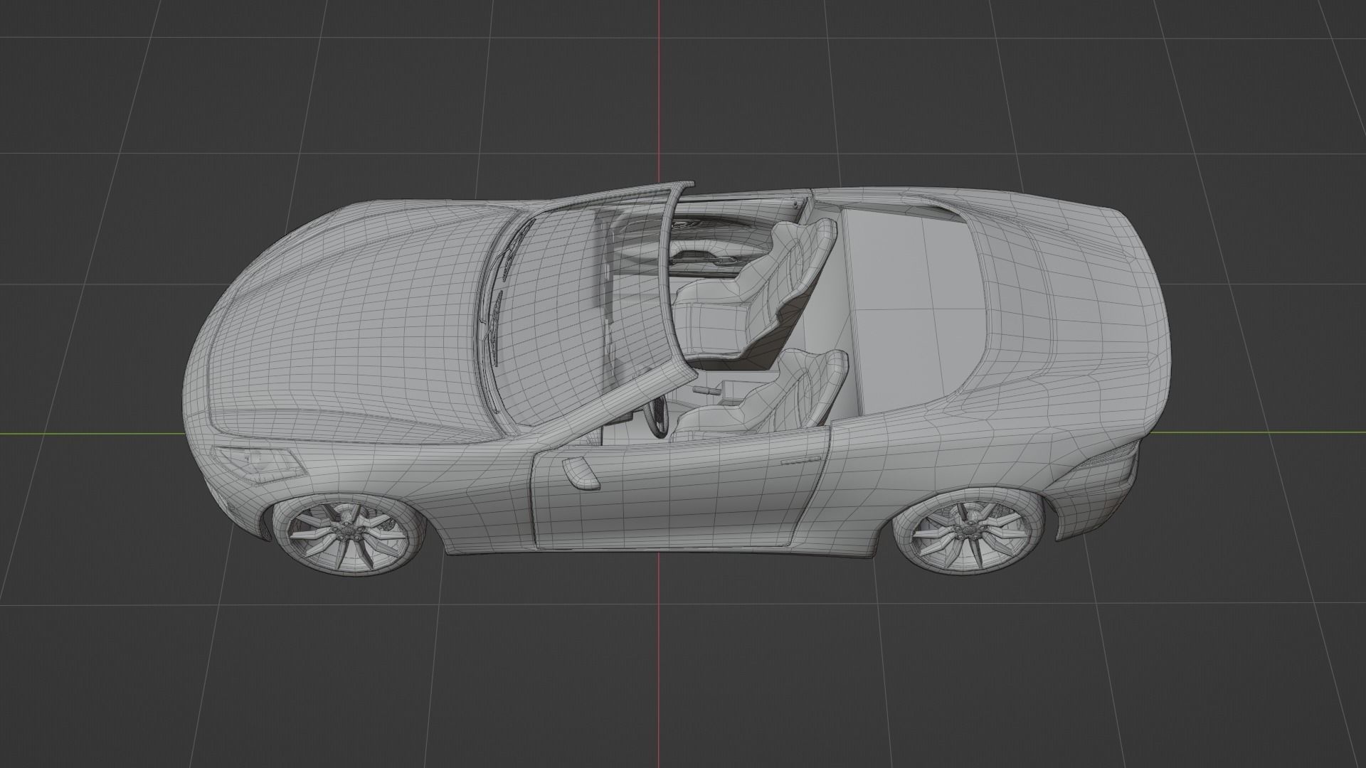 3D model Roofless Car VR / AR / low-poly | CGTrader