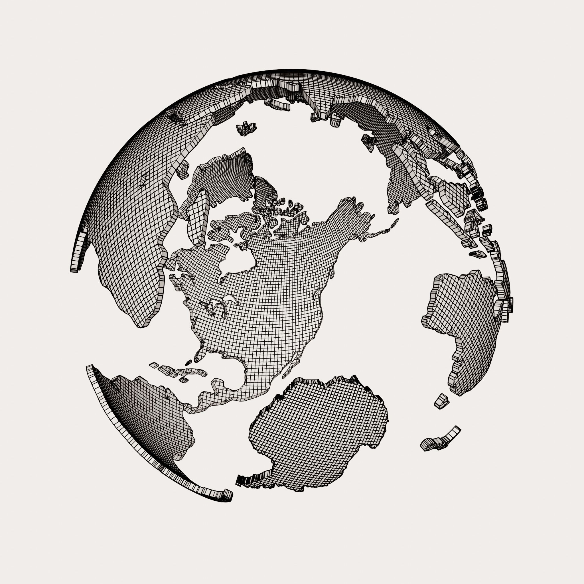 Earth Globe 3D model | CGTrader