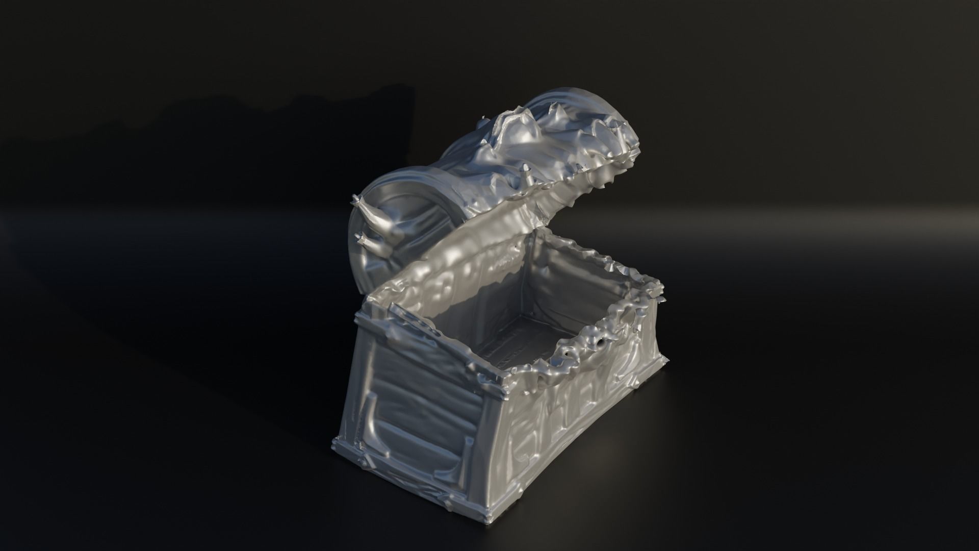 Dungeons And Dragons Treasure Box Dice Box Pattern 3D model 3D ...