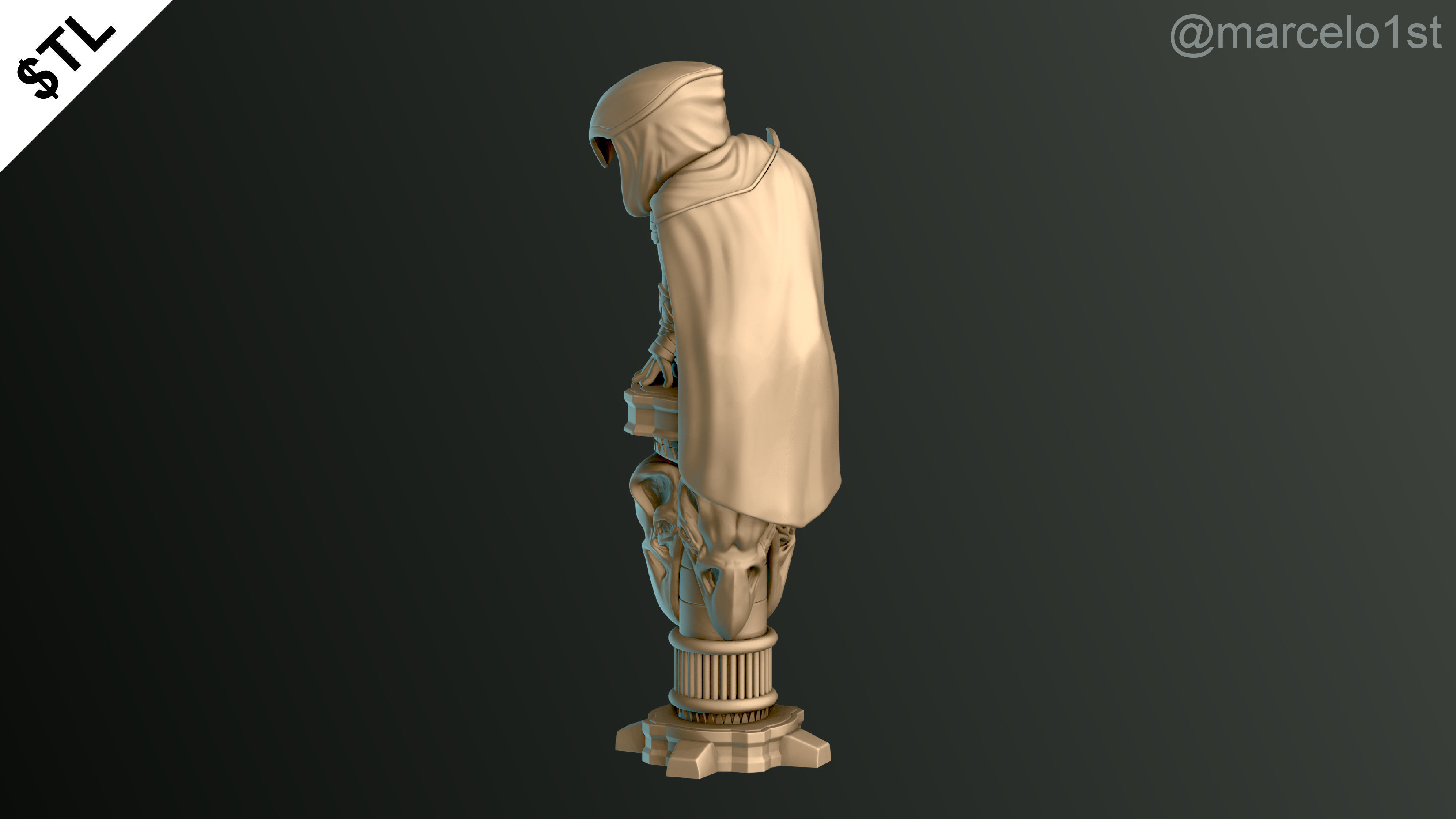 SIMPLES - Moon Knight 3D model 3D printable | CGTrader
