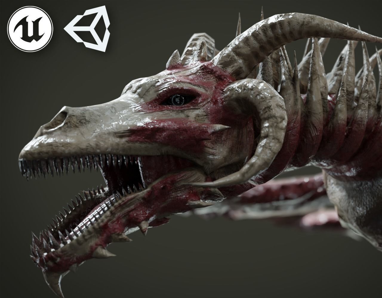 3D model Undead Dragons Monsters VR / AR / low-poly | CGTrader