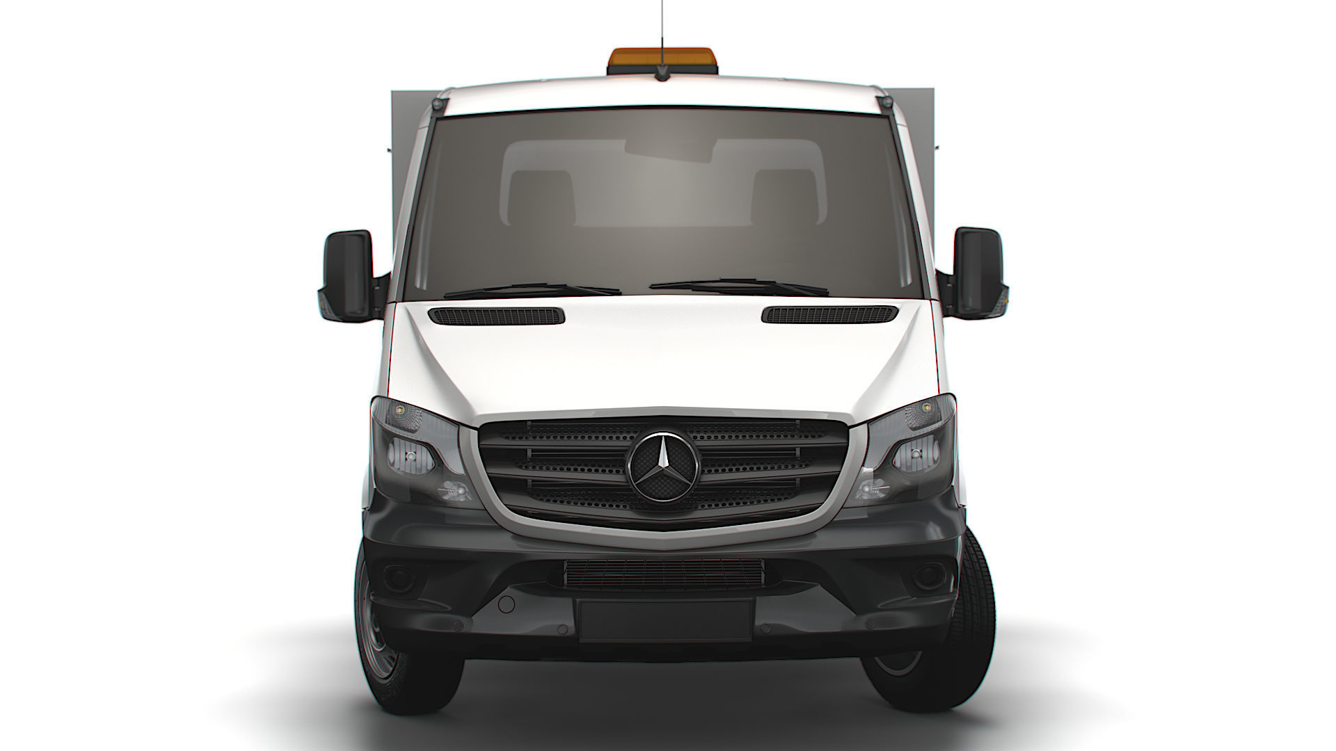 Mercedes Benz Sprinter Single Cab Tipper Toolpod 2018 3D model | CGTrader