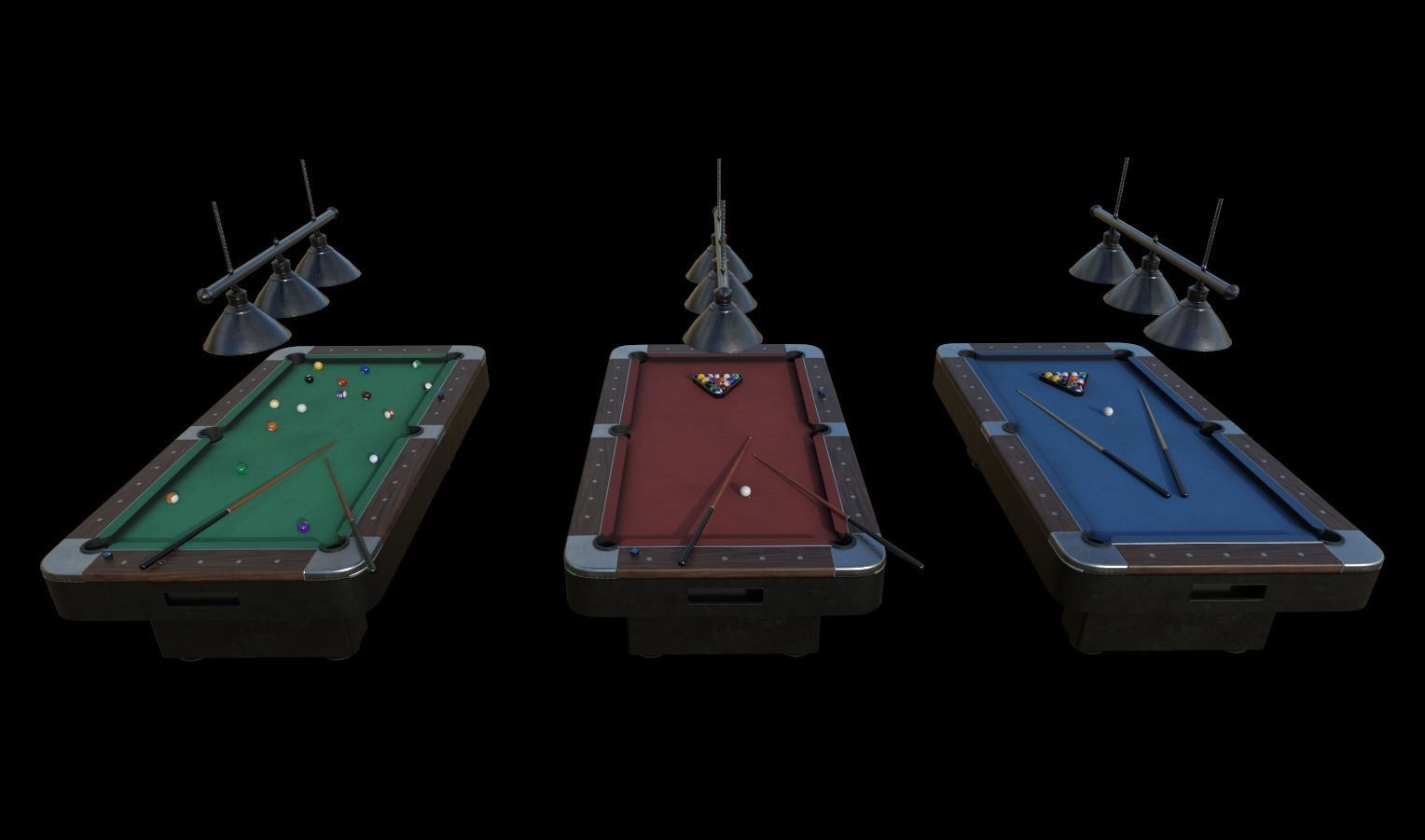 3D model Bar Games Pack VR / AR / low-poly | CGTrader