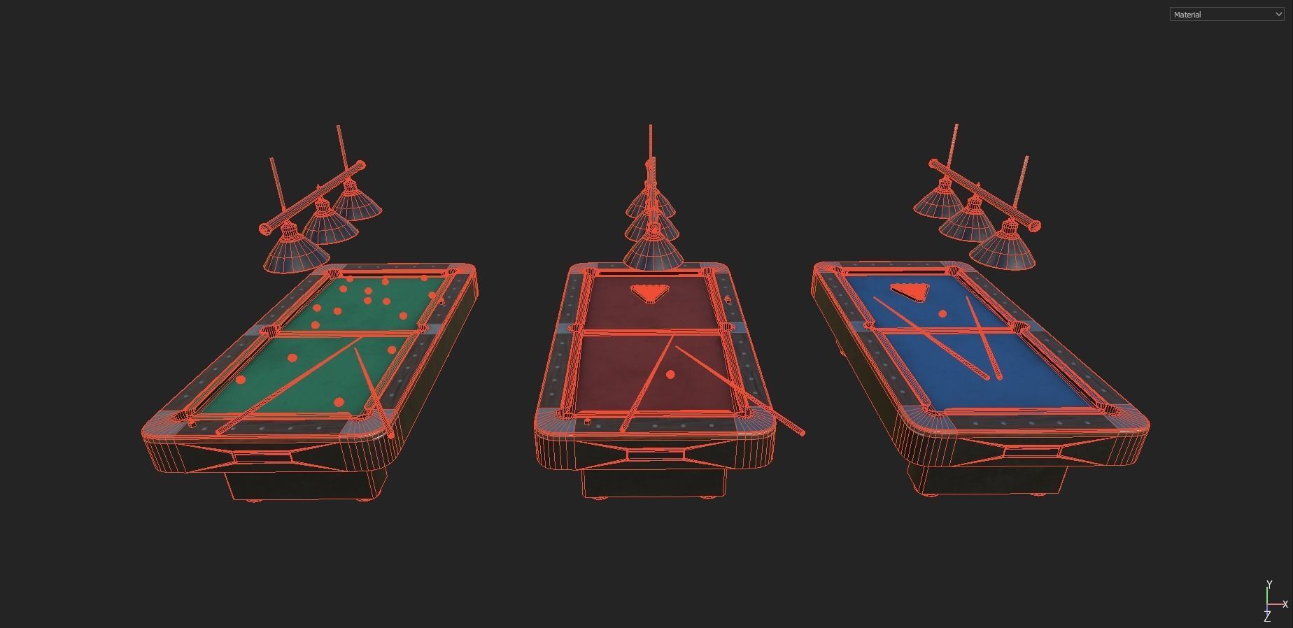 3D model Bar Games Pack VR / AR / low-poly | CGTrader