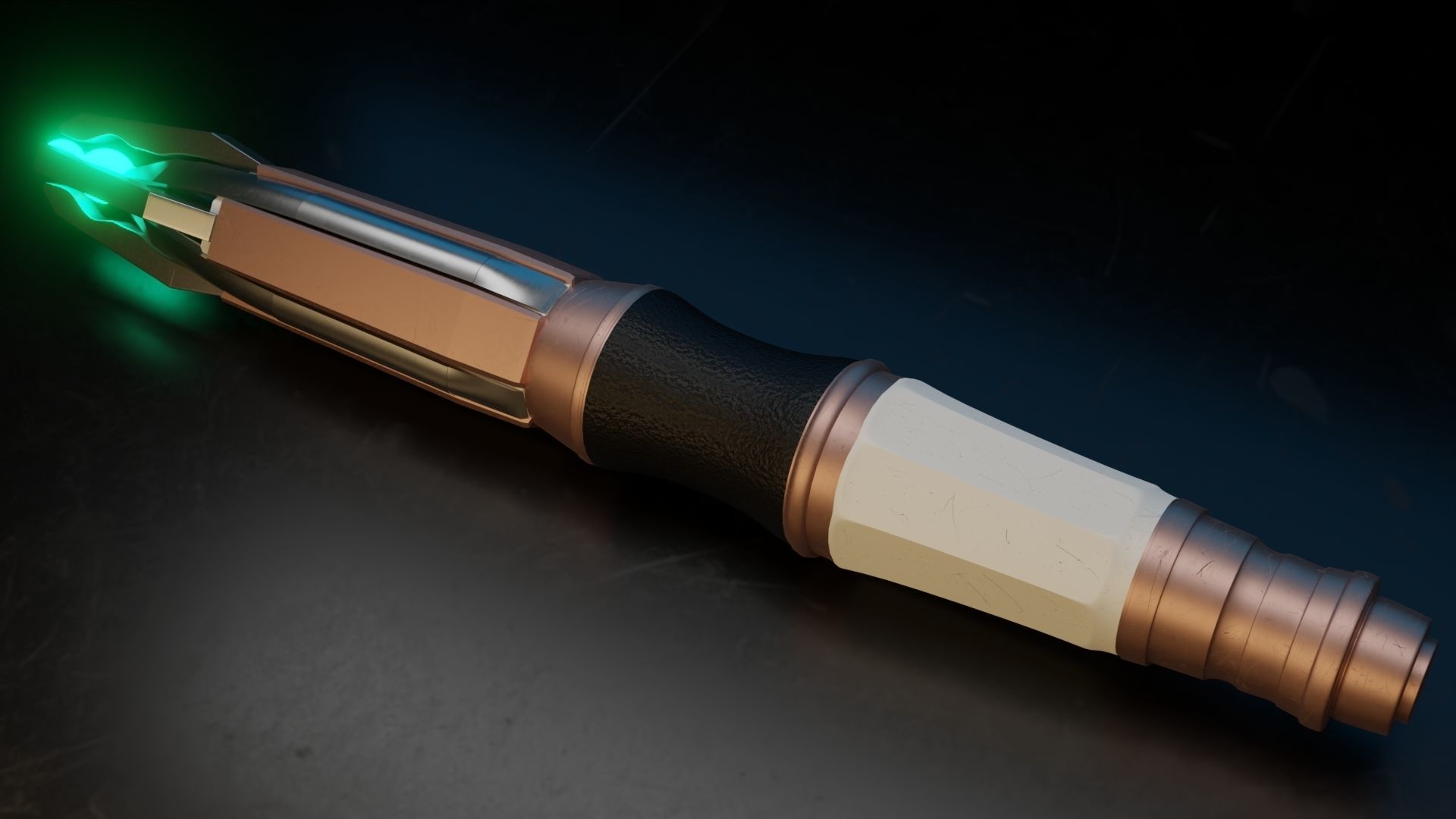 Eleventh Doctor Sonic Screwdriver 3D model 3D printable | CGTrader