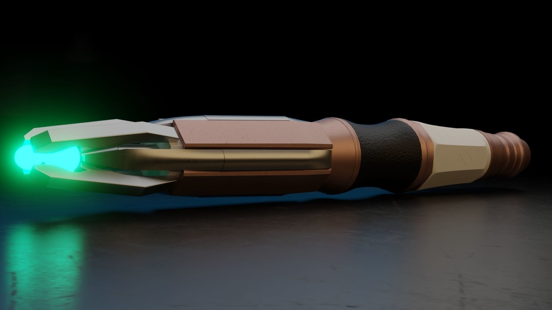 Eleventh Doctor Sonic Screwdriver 3D model 3D printable | CGTrader