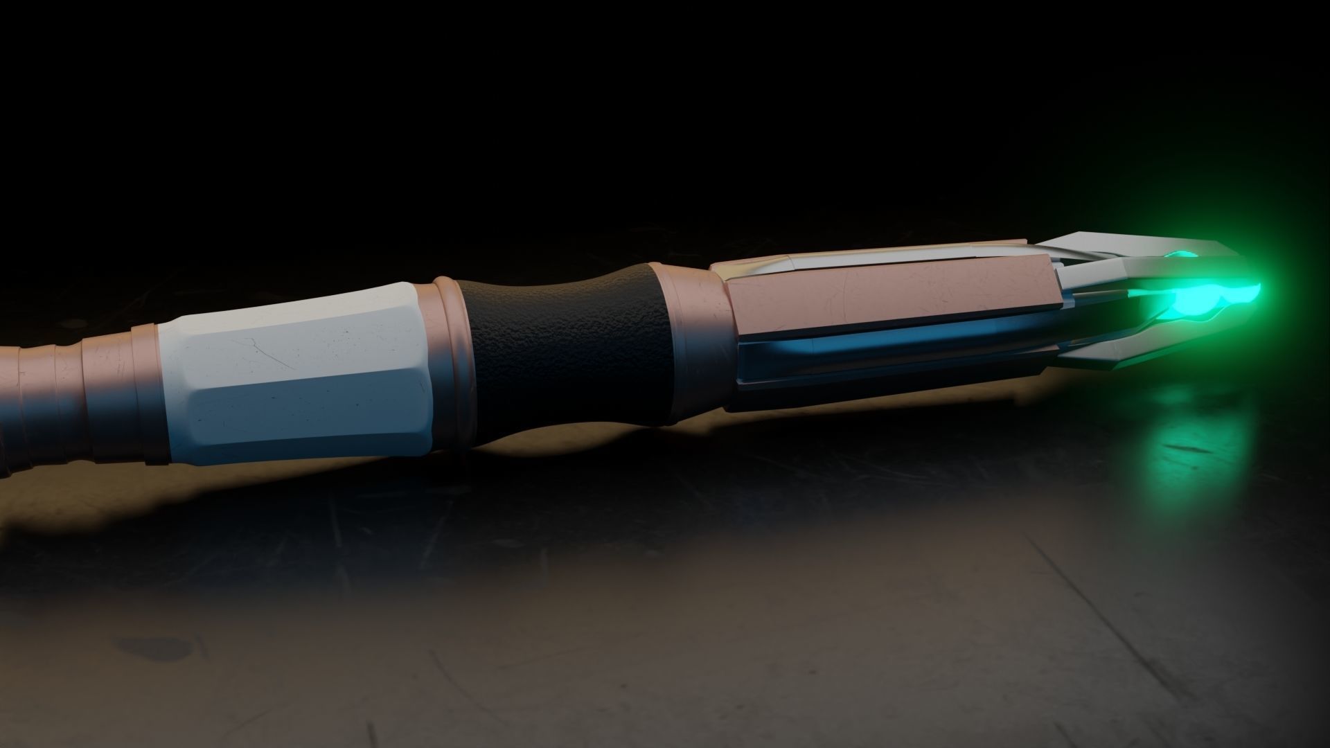 Eleventh Doctor Sonic Screwdriver 3D model 3D printable | CGTrader