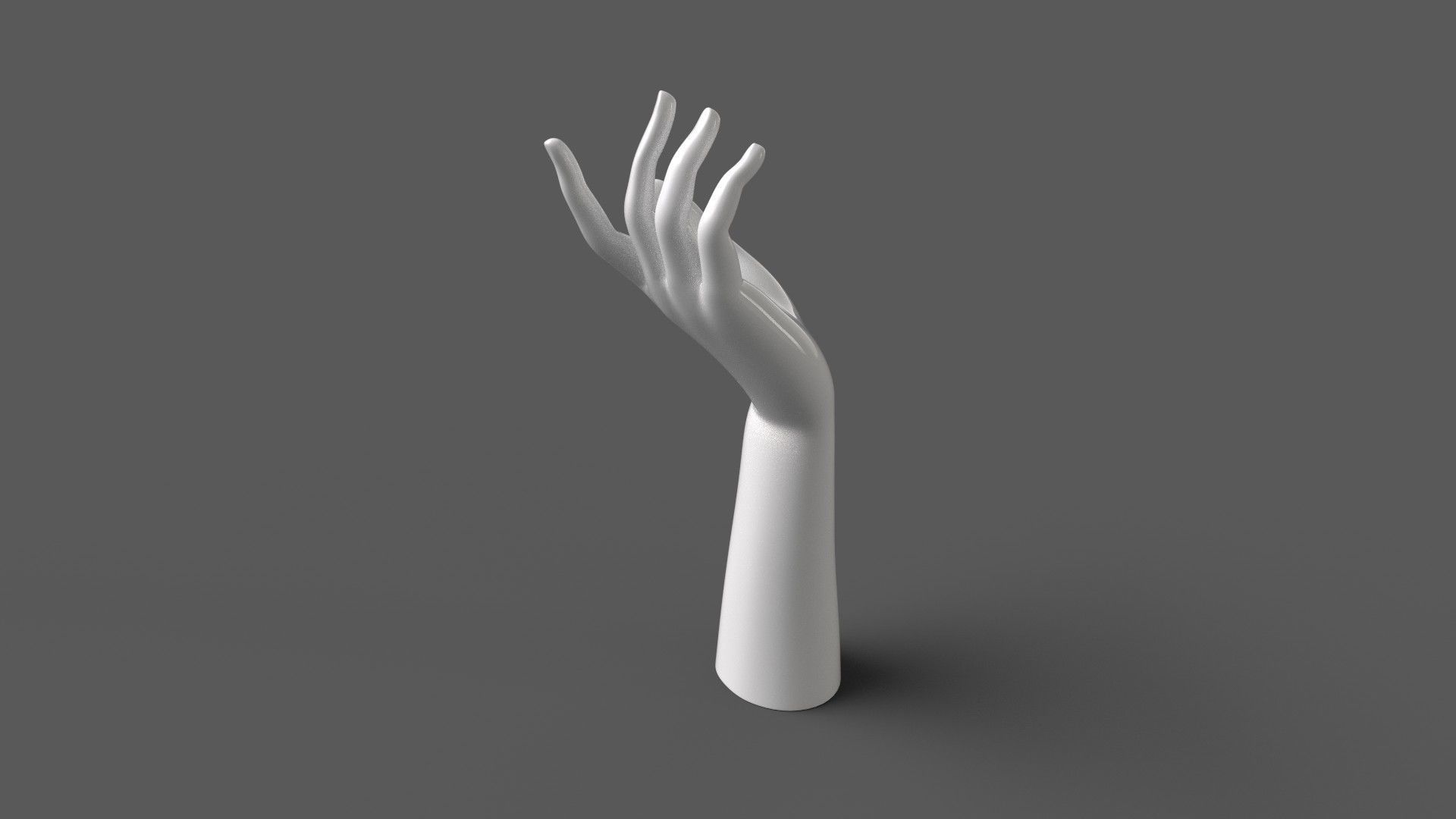 Female Right Hand Mannequin 3D model 3D printable | CGTrader