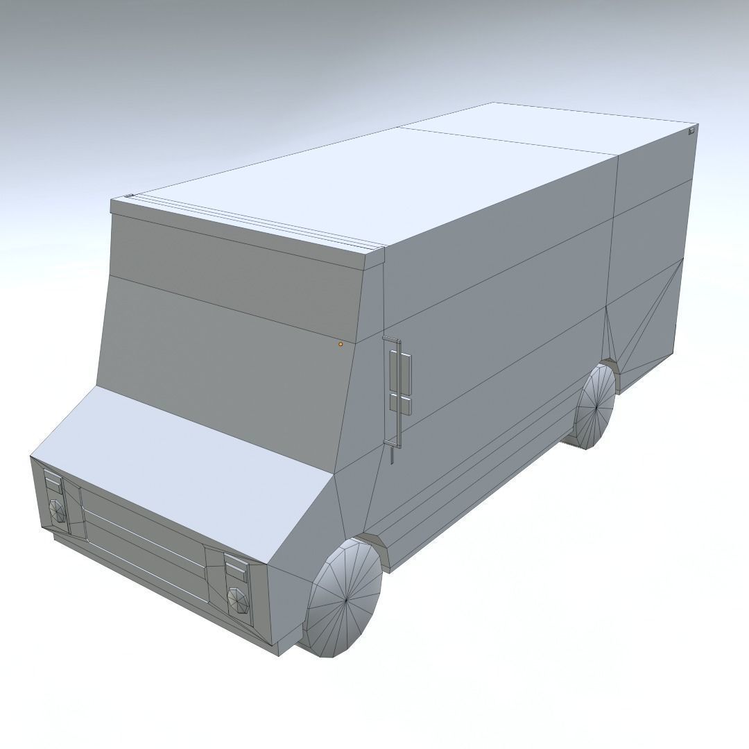 3D model FedEx van lowpoly VR / AR / low-poly | CGTrader