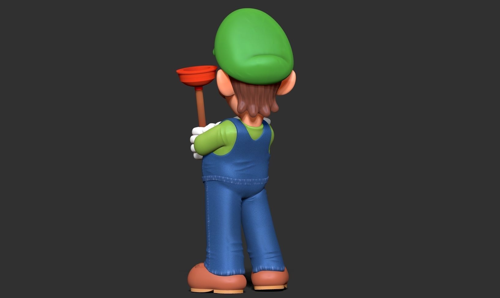 Luigi - The Super Mario Bros 3D model 3D printable | CGTrader