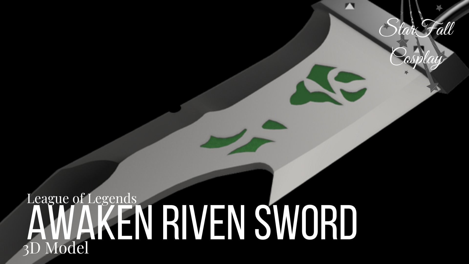 Awaken Riven Sword - League of Legends 3D model 3D printable | CGTrader