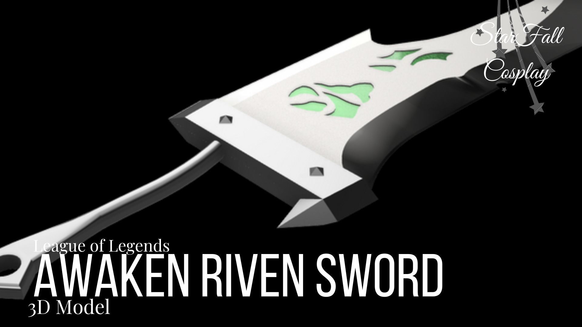 Awaken Riven Sword - League of Legends 3D model 3D printable | CGTrader