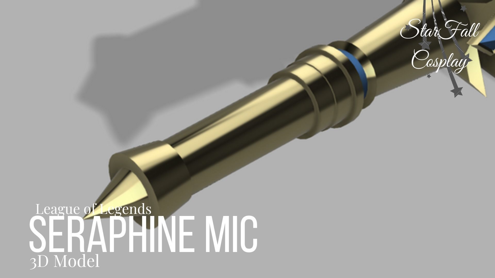 Seraphine Microphone - League of Legends 3D model 3D printable | CGTrader