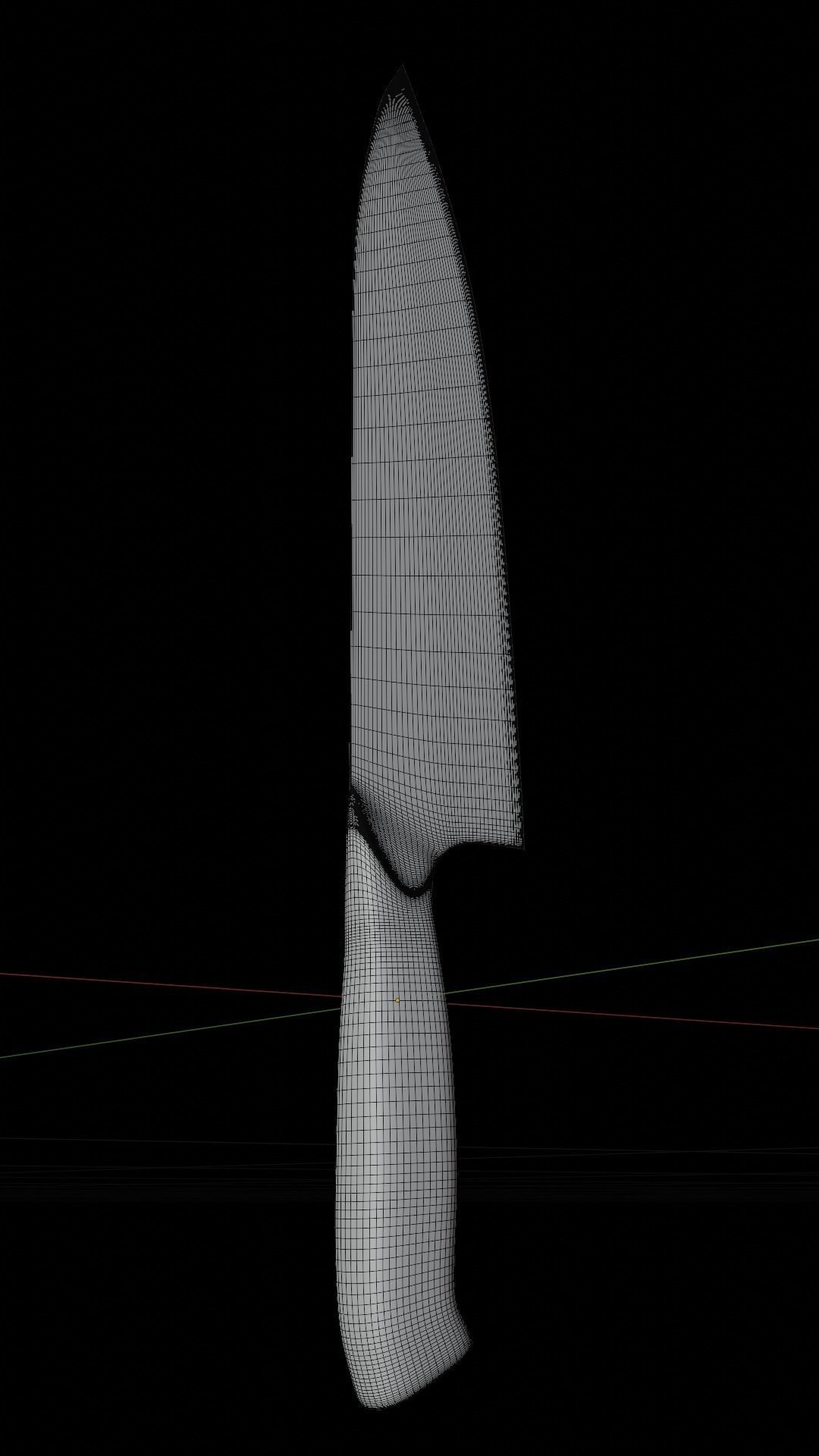 Chef Knife - Blender 3D model | CGTrader