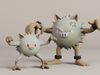 Mankey Evolution Line 3D model 3D printable | CGTrader