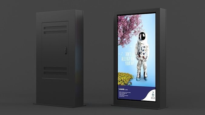 Electronic Kiosk 3D model | CGTrader