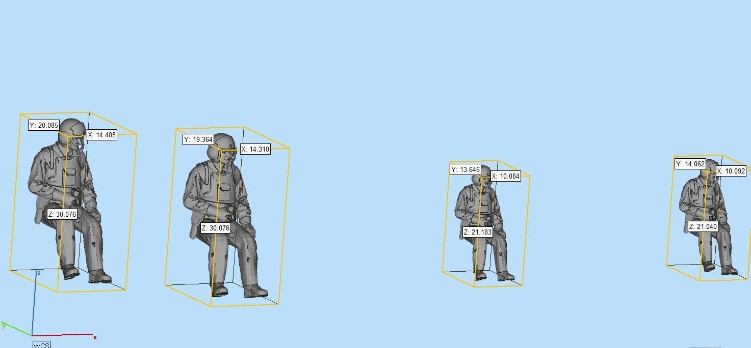 Jet pilot figure 3D model 3D printable | CGTrader