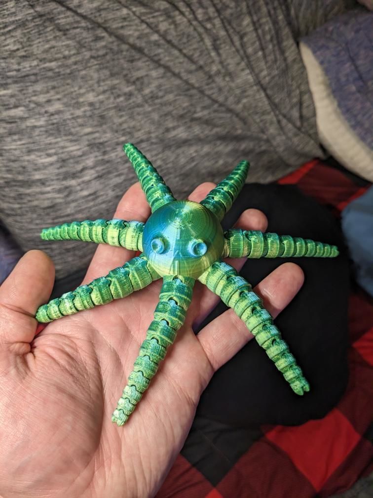 ARTICULATED SENTINAL OCTOPUS 360 TURNABLE BALL JOINT LEGS 3D model 3D ...