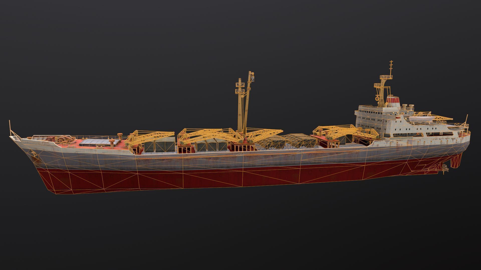 3D model Poltava Battleship VR / AR / low-poly | CGTrader