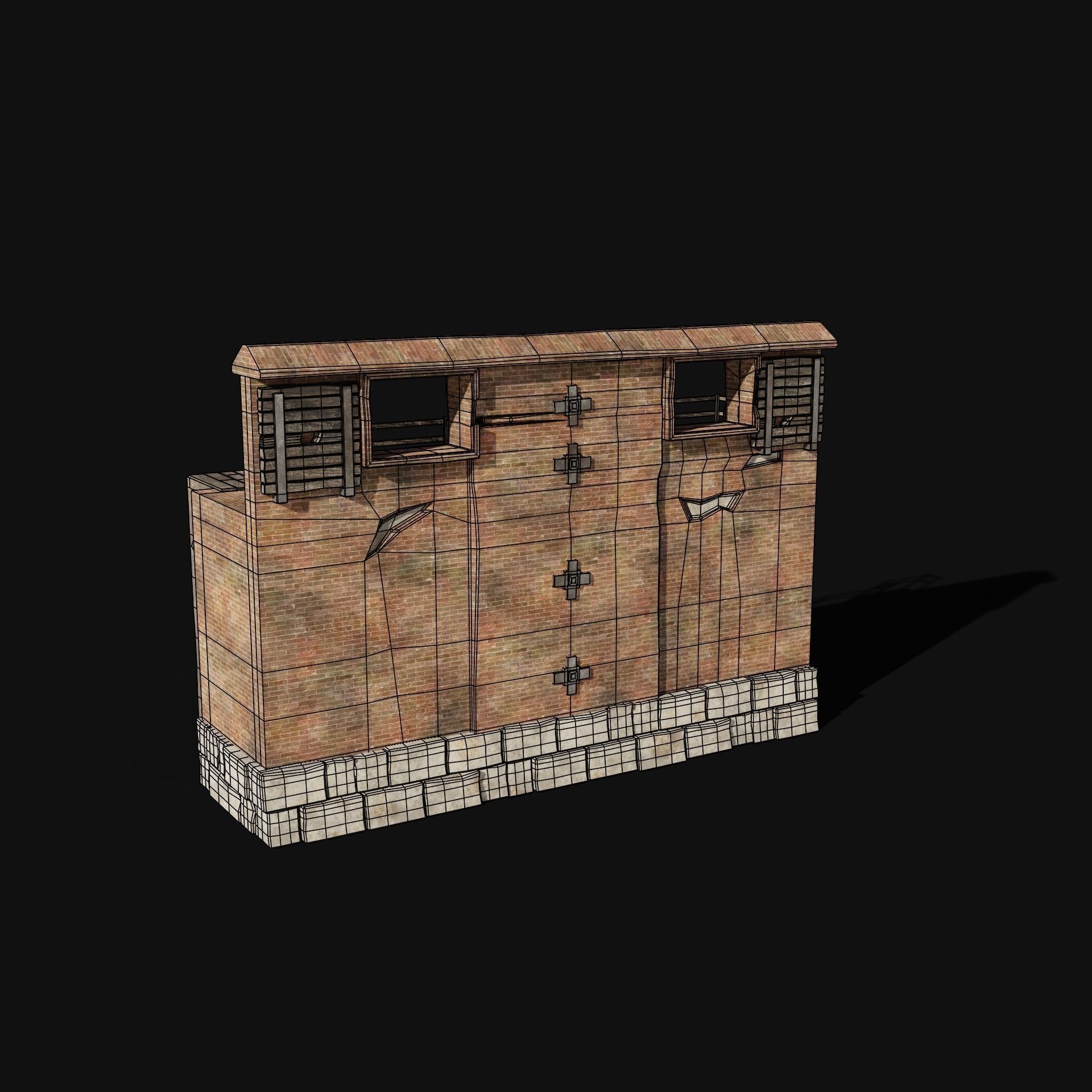 3D model CASTLE MEDIEVAL WATCH TOWER WALLS WALL BUILDER COLLECTION AAA ...