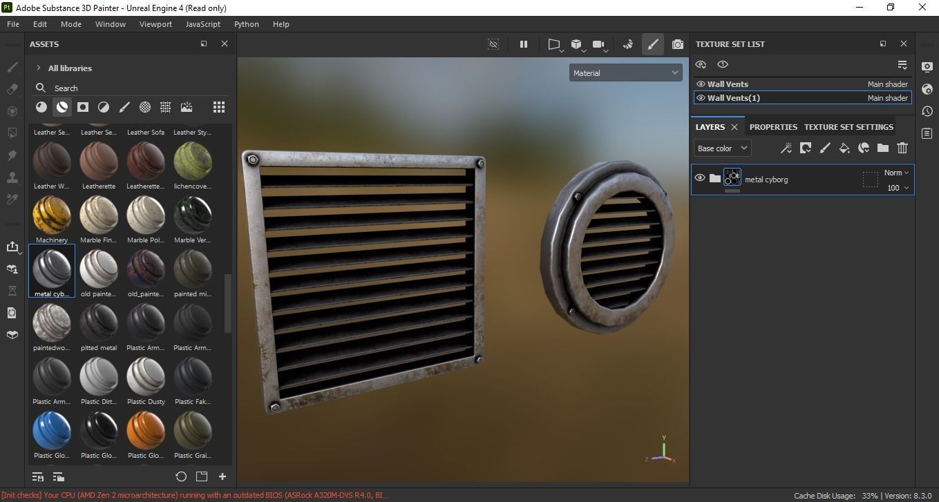 3D model Wall Vents 3D Model VR / AR / low-poly | CGTrader